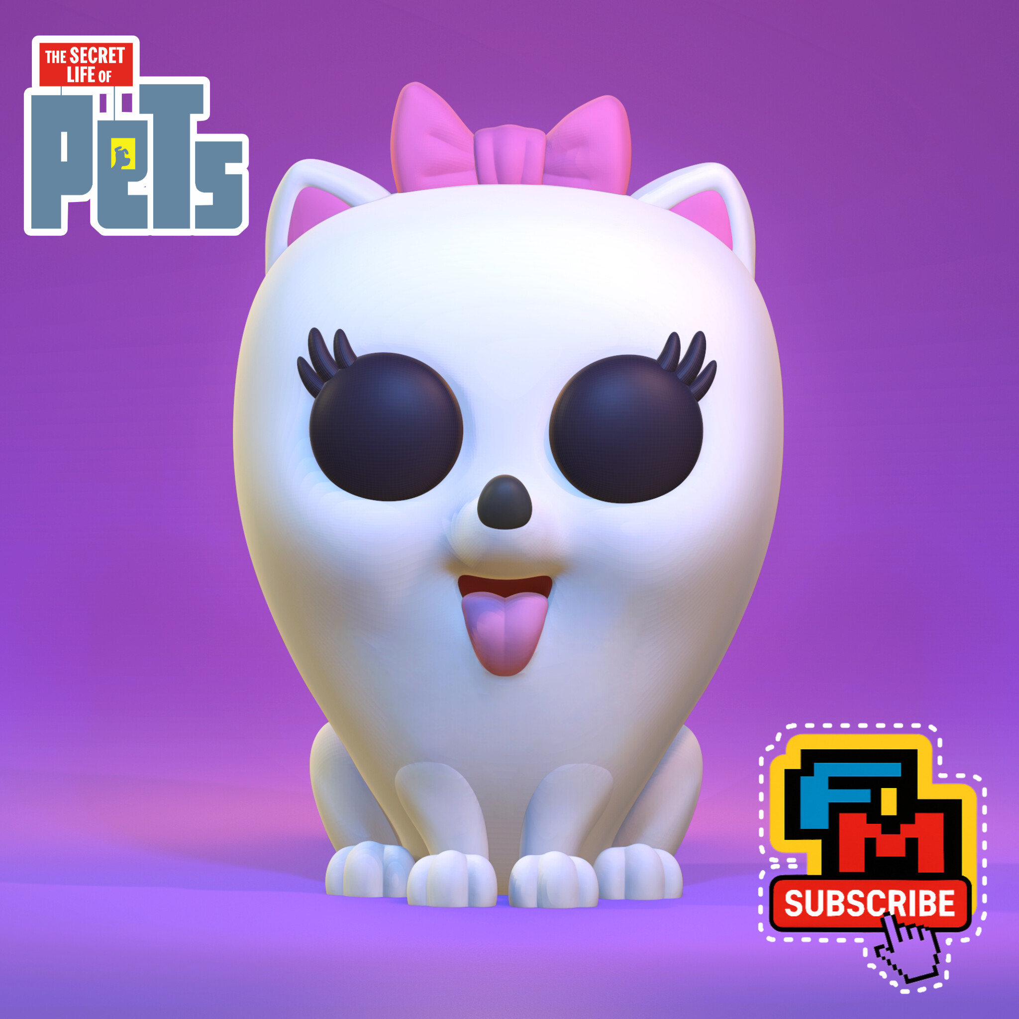 🐩 Gidget – 3D Printable Model - Payhip