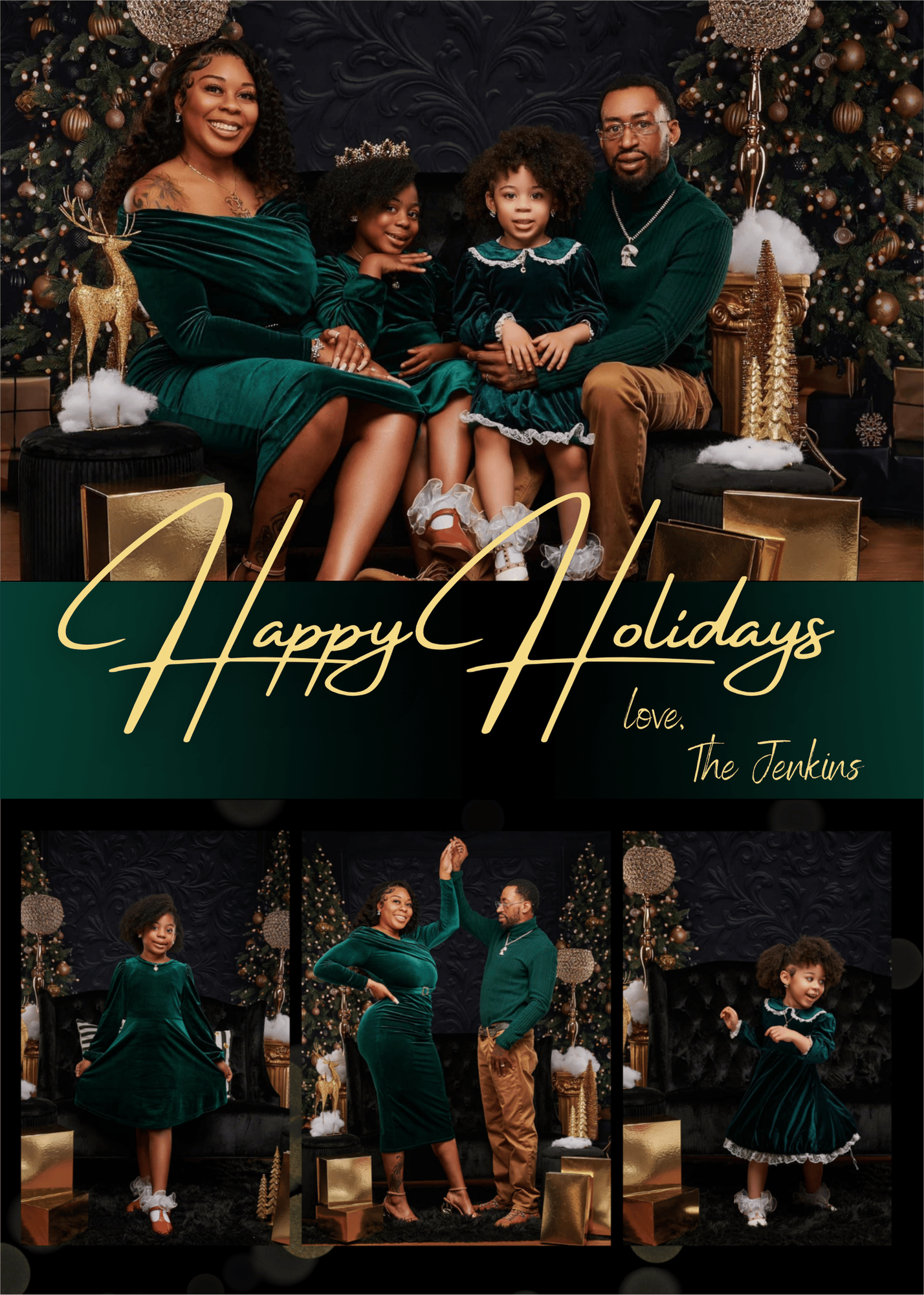 Christmas Card - Emerald Love - Payhip