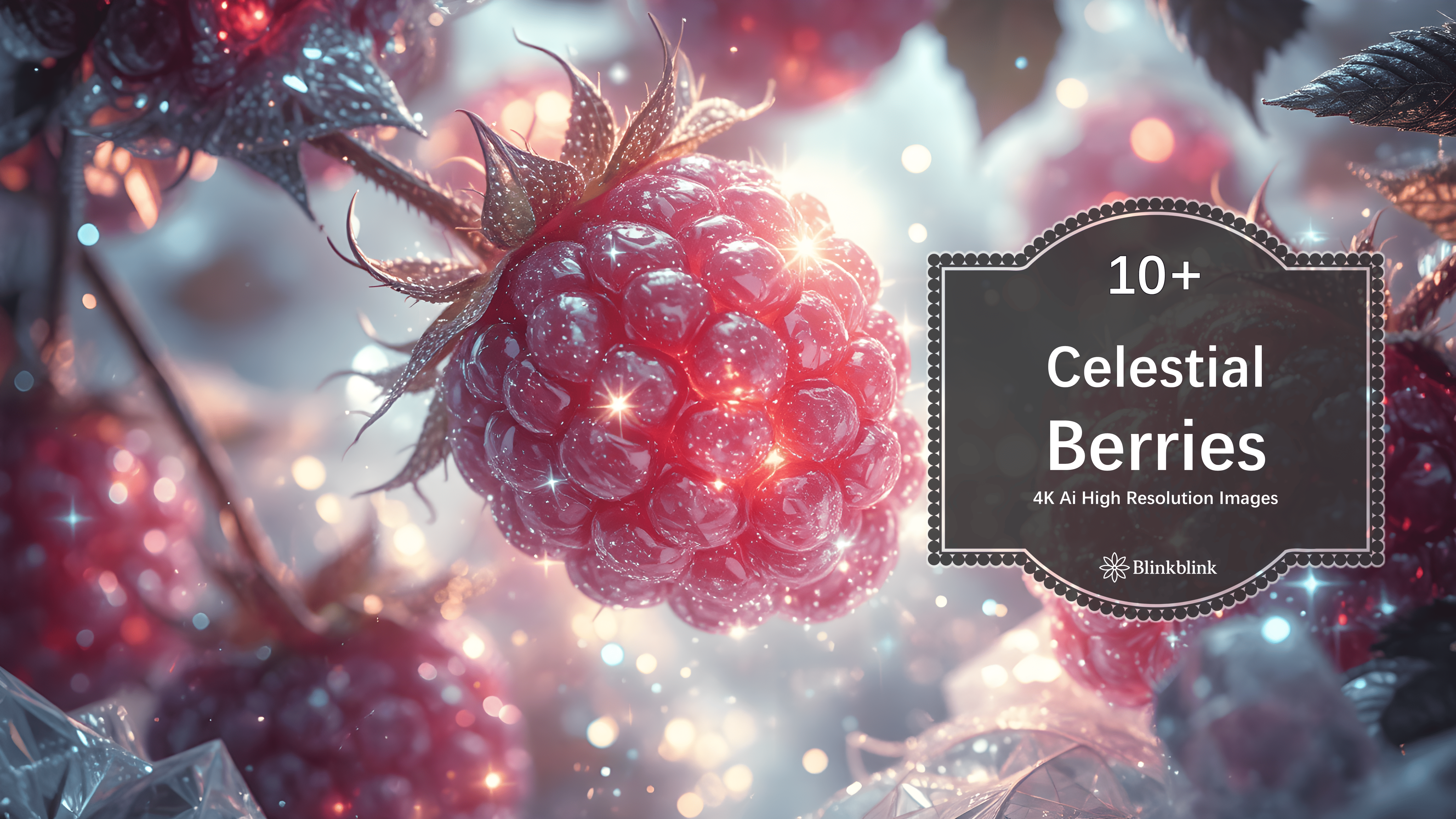 Celestial Berries – Captivating Fruit – 10 4k PNGs Pack - Payhip