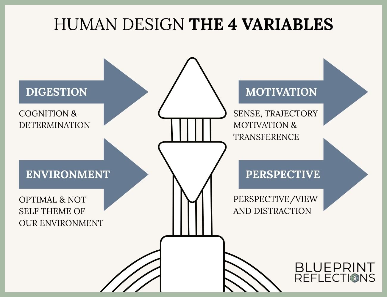 The Four Variables in Human Design: Understanding the Arrows in Your Chart
