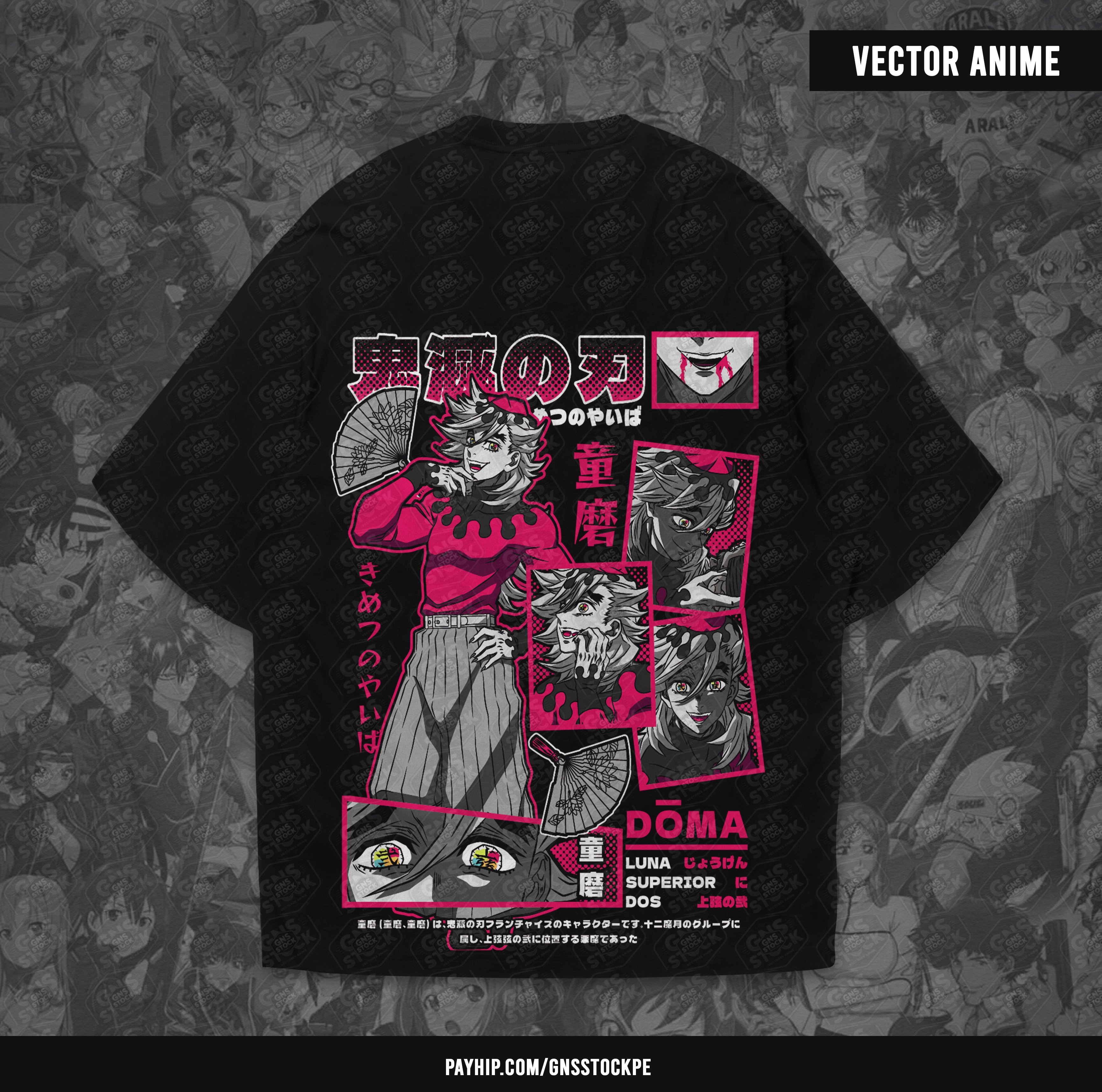 Anime Vector – Douma | Demon Slayer: Kimetsu no Yaiba | Design for DTF ...
