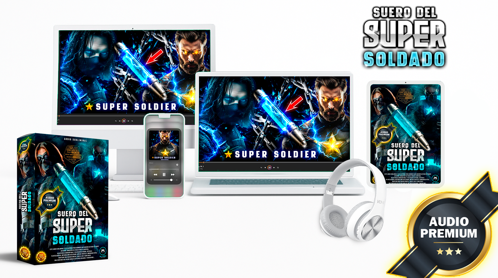 💧 SU3RO Del SUPER SOLDADO - El Mejor Subliminal Para Hombres 100% PODEROSO!!!! - Payhip