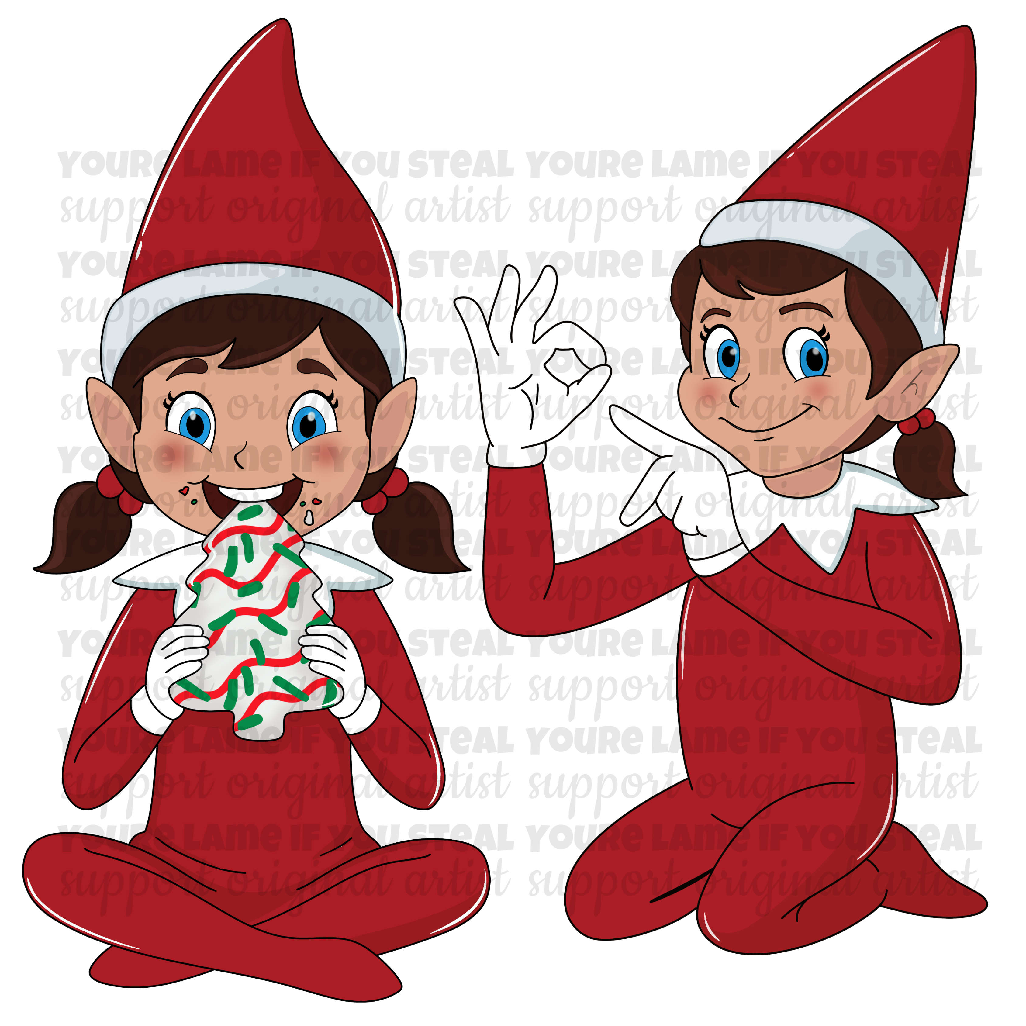 EXCLUSIVE Shelf Elf Clipart Bundle (pt 2) - Payhip