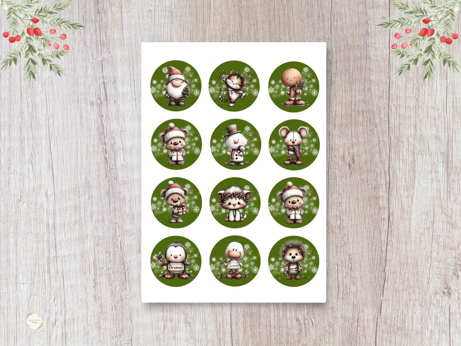 Printable Cozy Holiday Tags – Warm and Festive Gift Labels - Payhip