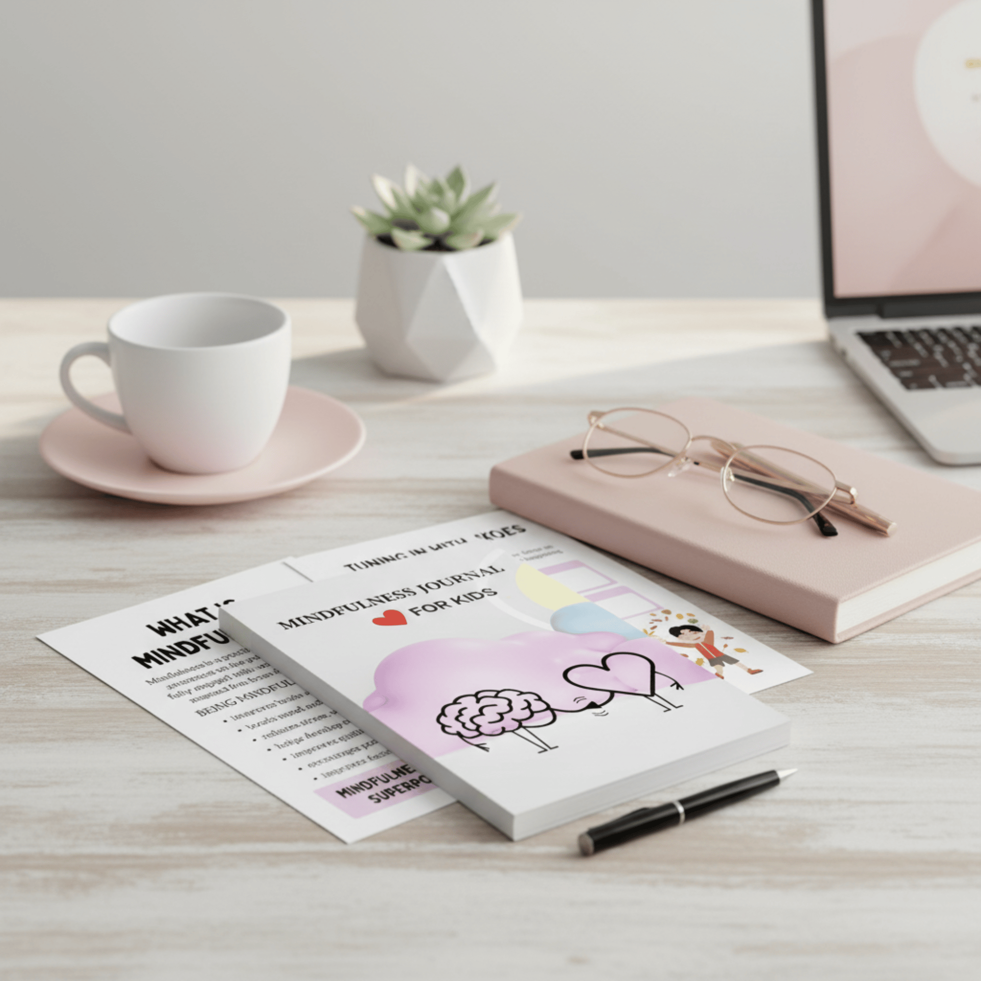 Printable Mindfulness Journal for Kids | Daily Reflection, Emotional ...