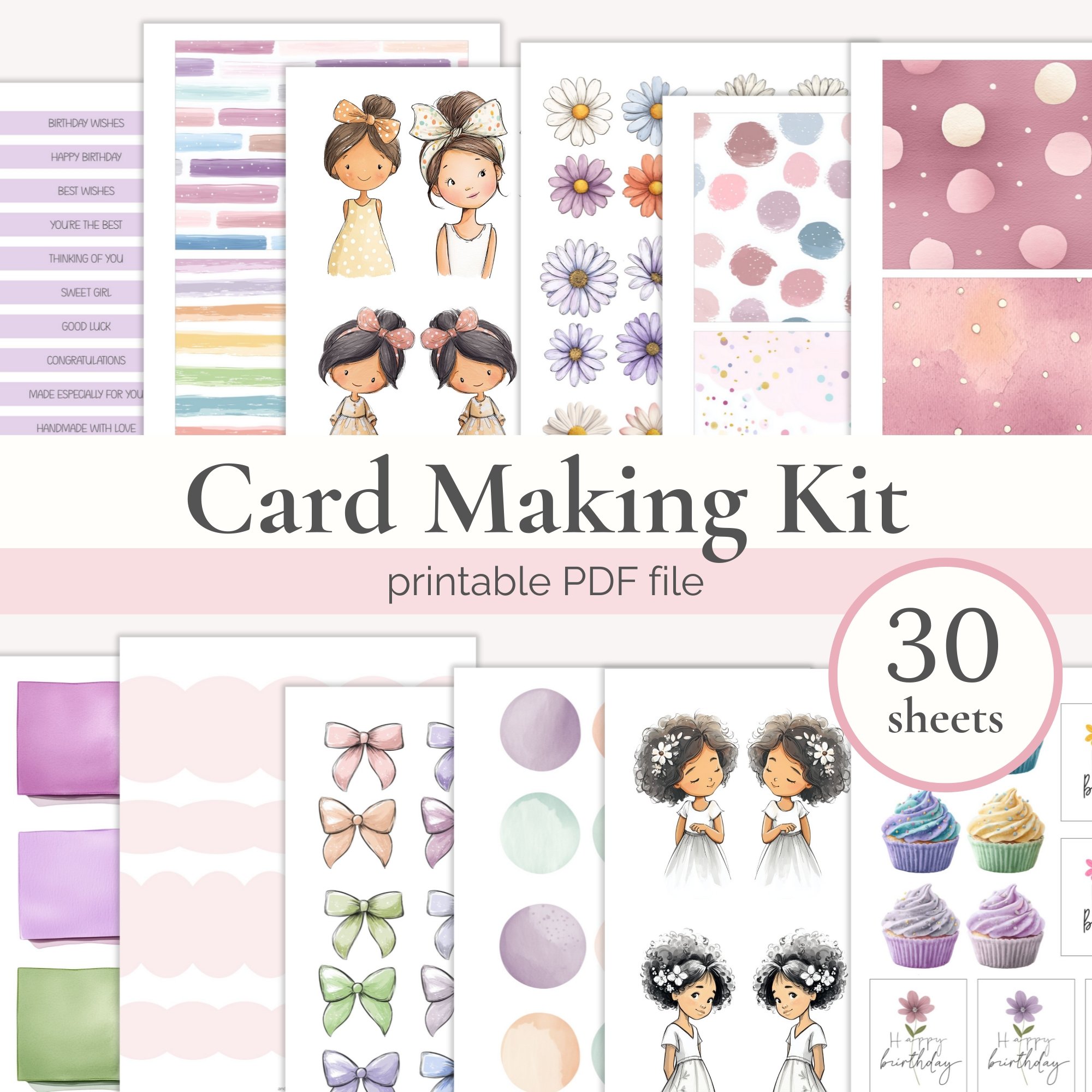 Printable Card Making Kit - Craft Activity - Payhip