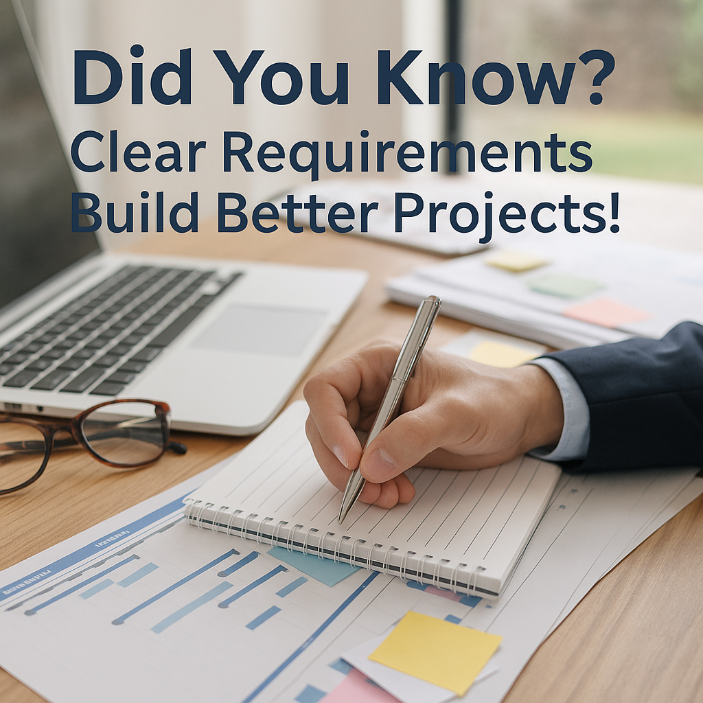Did You Know? Clear Requirements Build Better Projects!