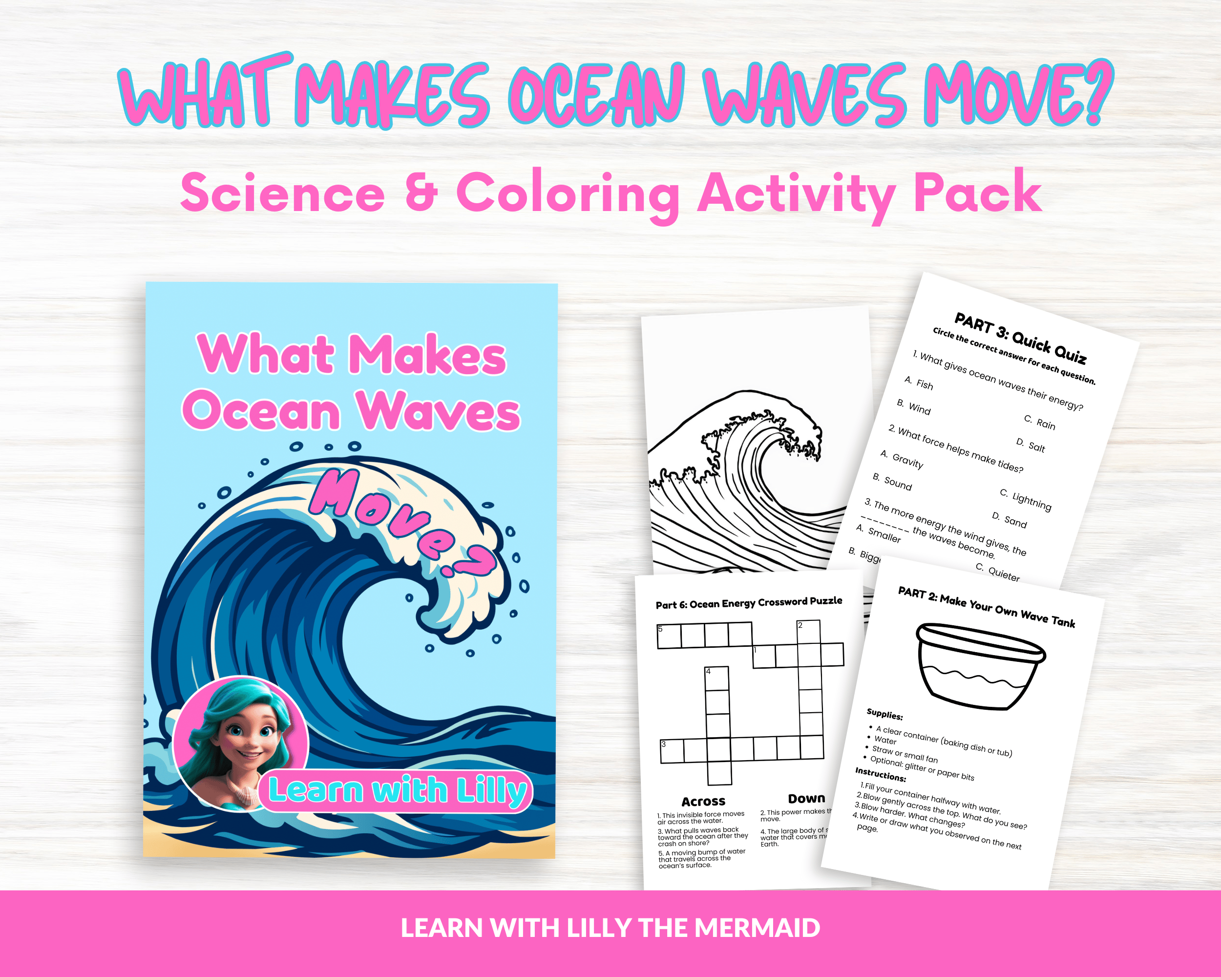 What Makes Ocean Waves Move? | Science Coloring & Activity Book - Payhip