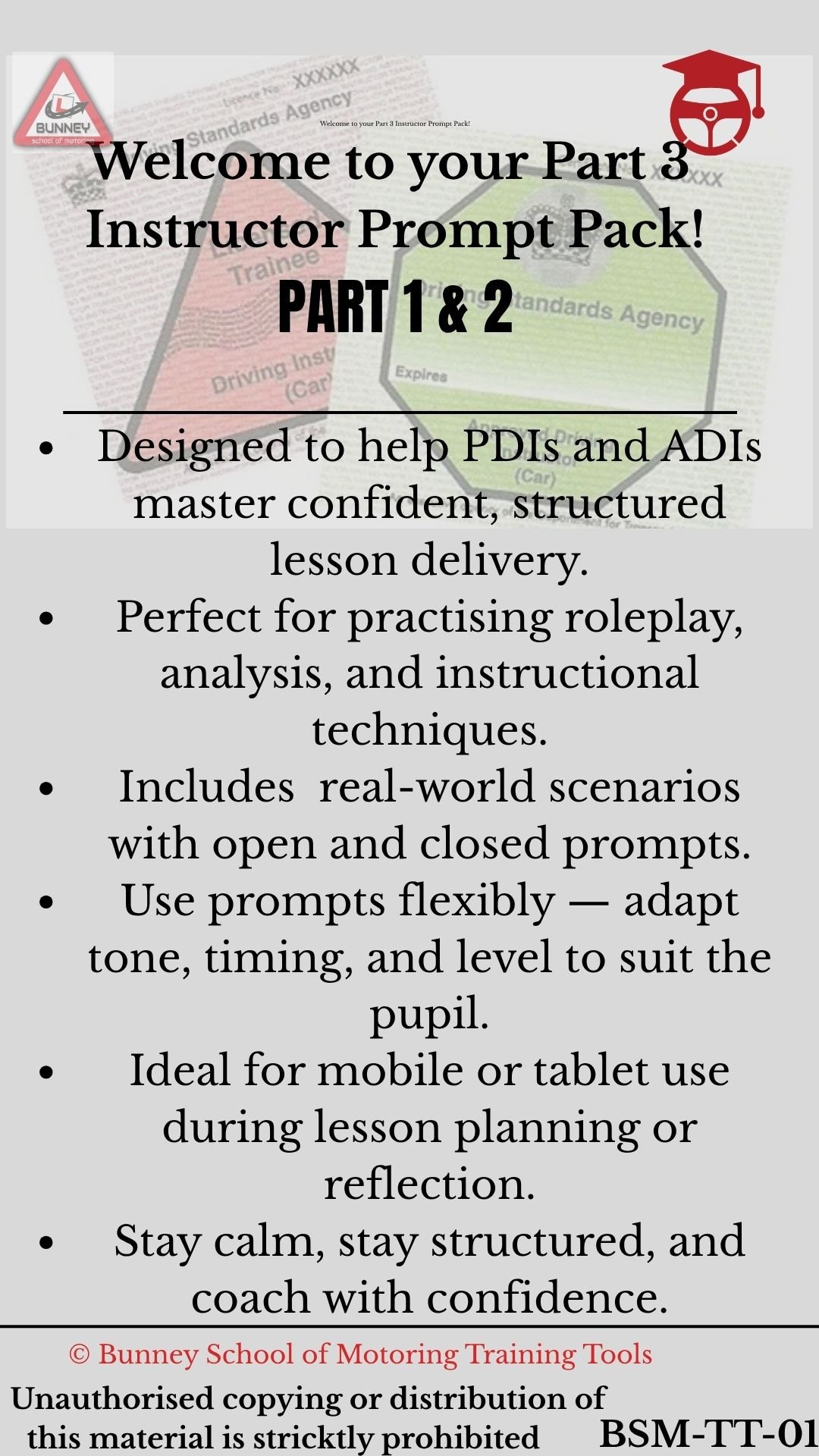 Part 3 Instructor/PDI Prompt Pack - Part 1 & 2 Bundle Deal - Payhip