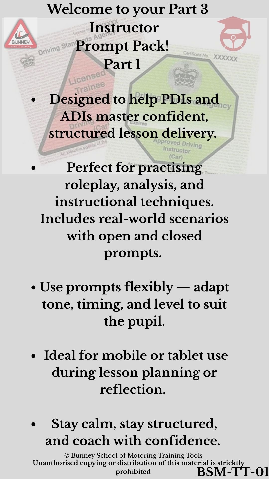 Part 3 Instructor/PDI Prompt Pack - Part 1 & 2 Bundle Deal - Payhip