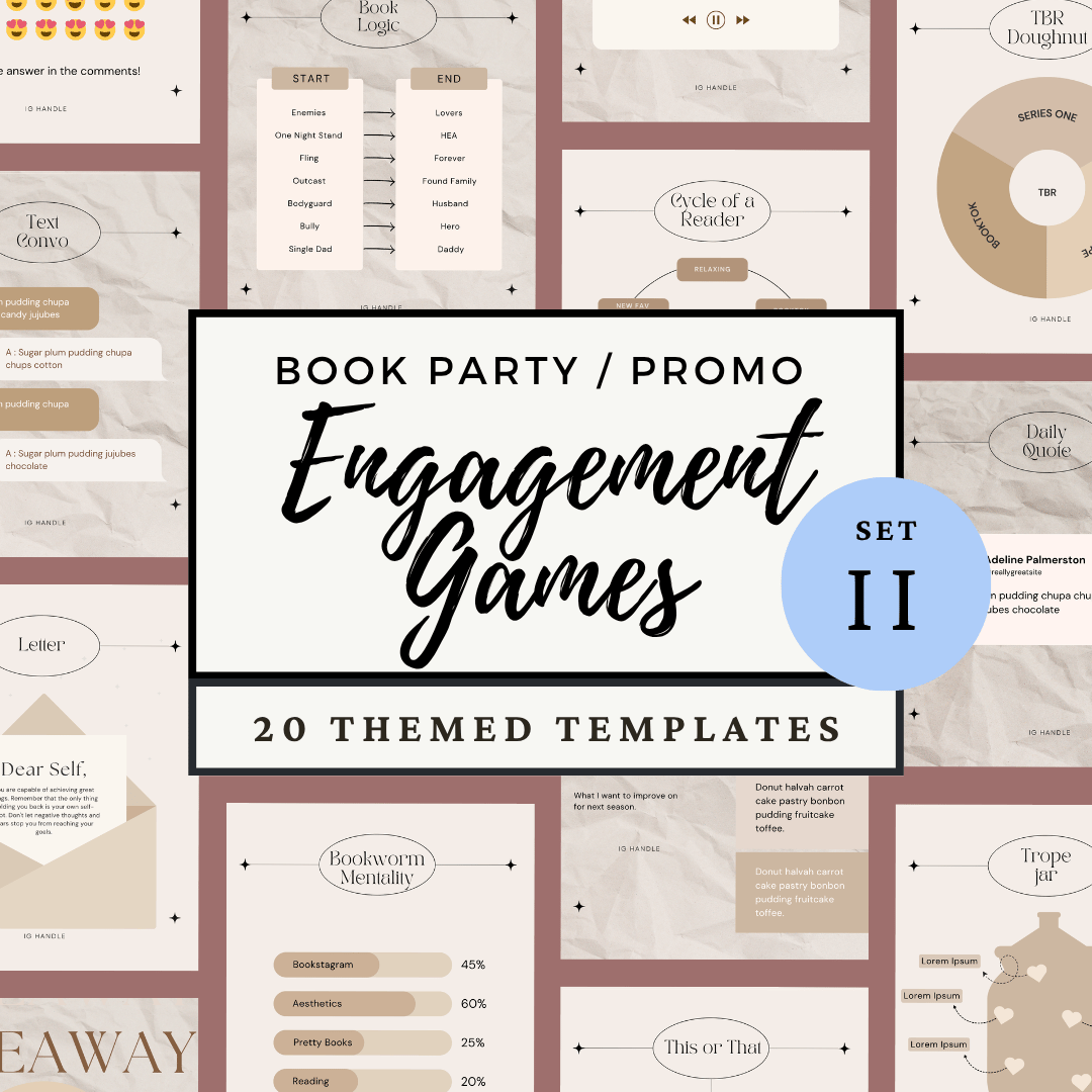 Bookish Engagement / Party Games II - Payhip