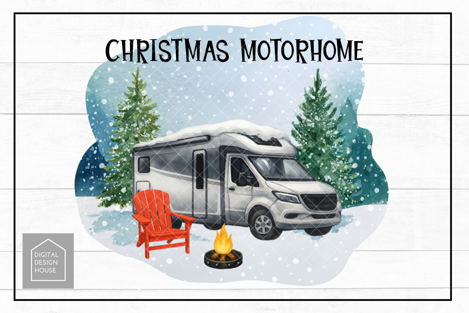 🎄 Christmas Motorhome PNG Set | Festive Camper Clipart | Winter RV ...