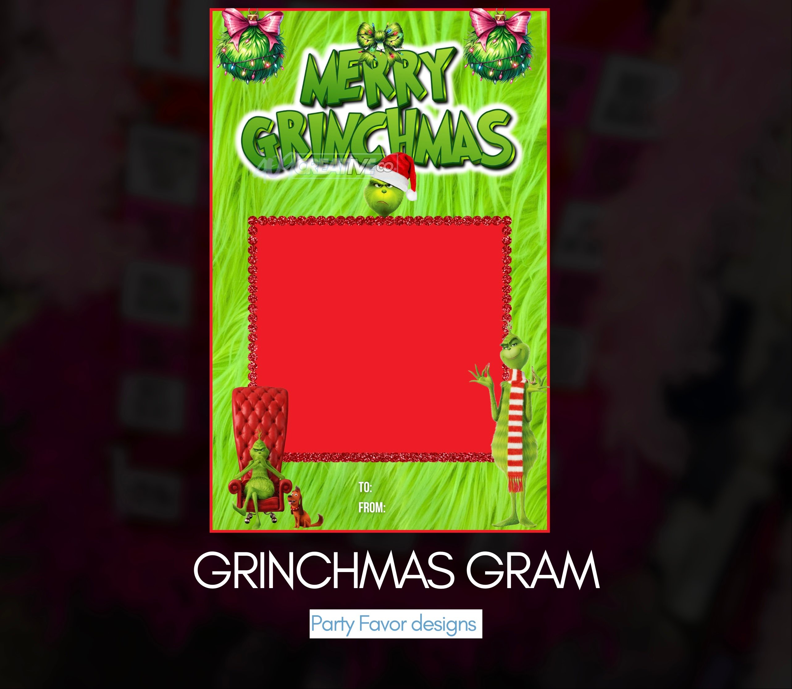 Grinch Christmas Gram Design - Payhip