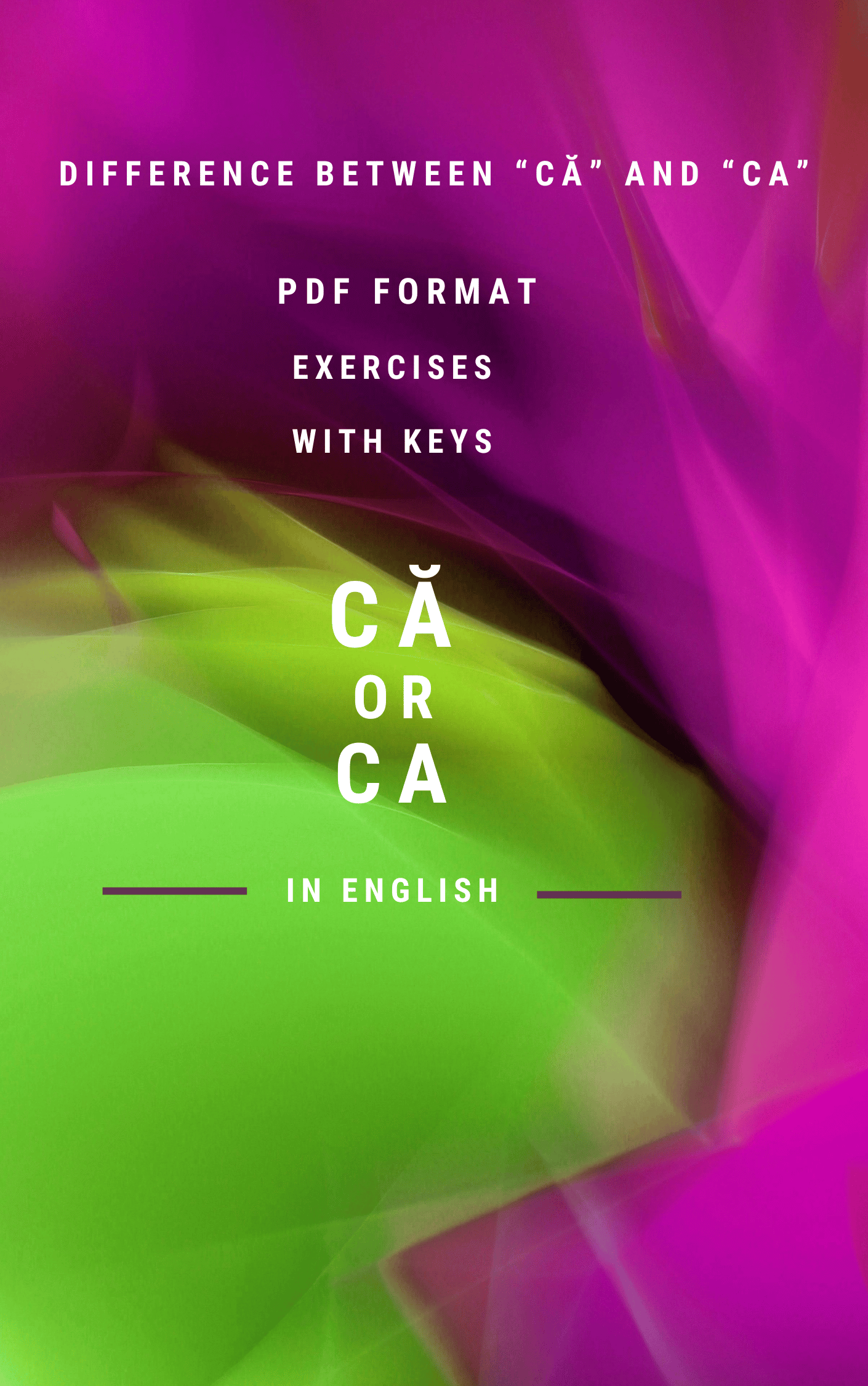 Difference Between “că” and “ca” in Romanian - Payhip