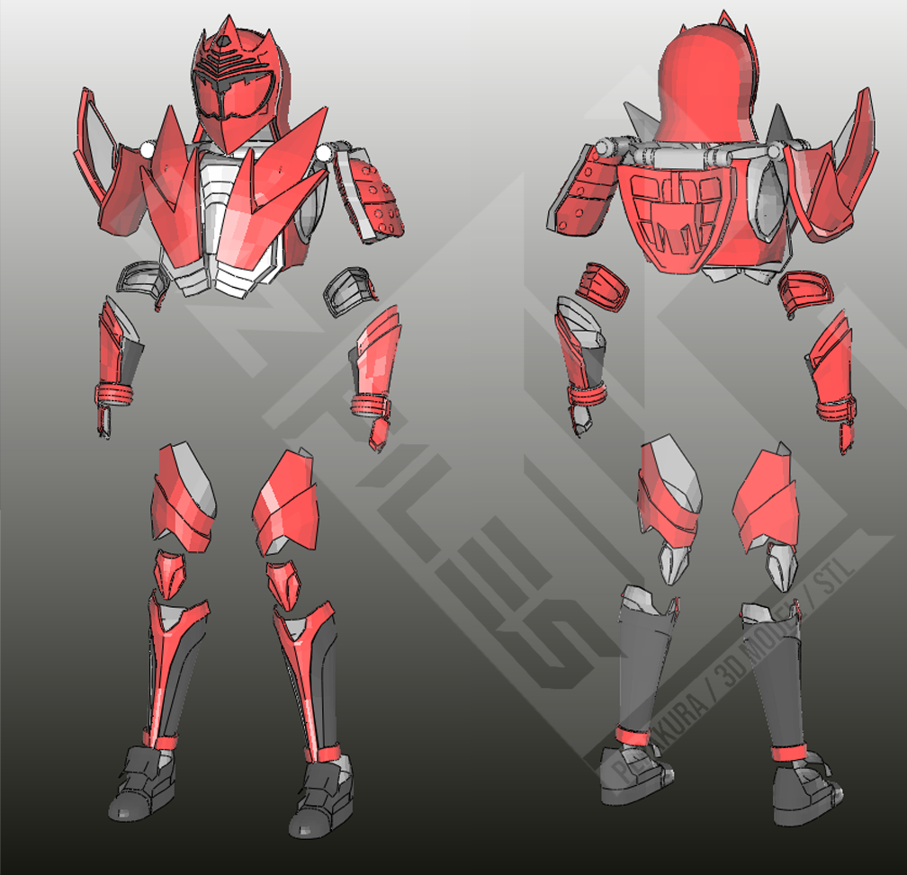 Dizfiles Pepakura Cosplay Template Shop - Entire Pepakura