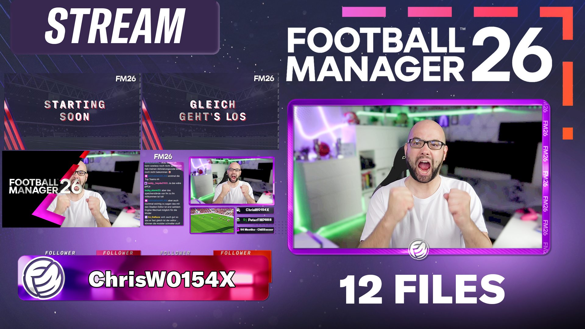 FM26 Release Stream Glossy Set