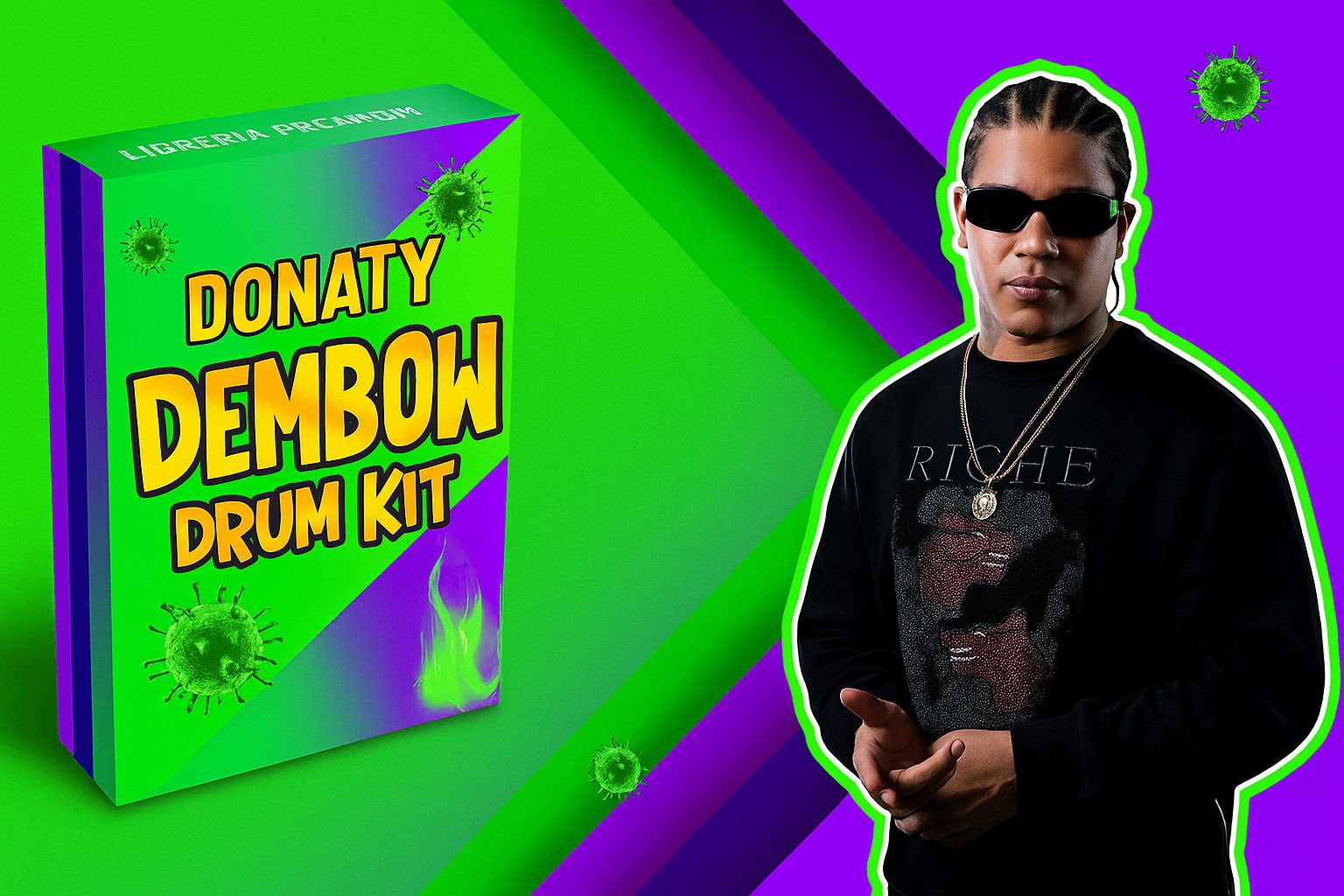 DRUM KIT DEMBOW DONATY 2026 – Sonidos Exclusivos para Productores Pro 🎶 - Payhip