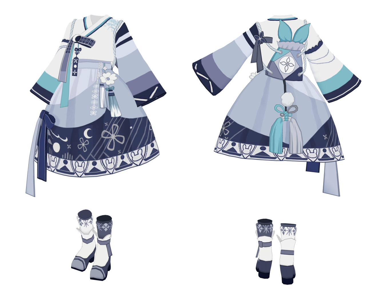 Project SEKAI Hanbok (Only Blue) - Payhip