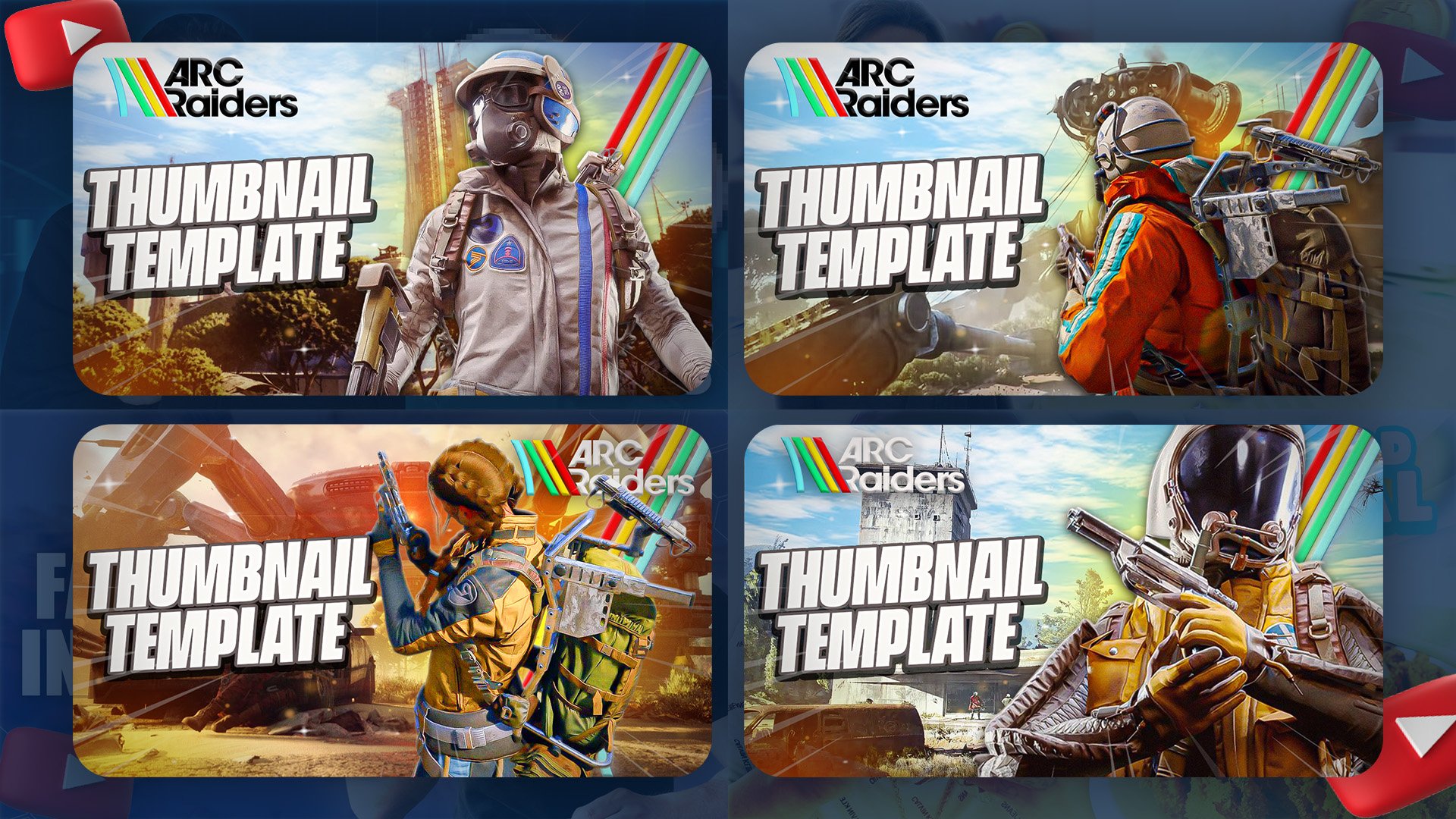 ARC RAIDERS Thumbnail Template PSD! - Payhip