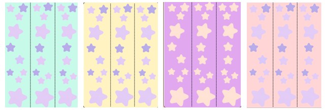 Pastel Star Borders - Payhip