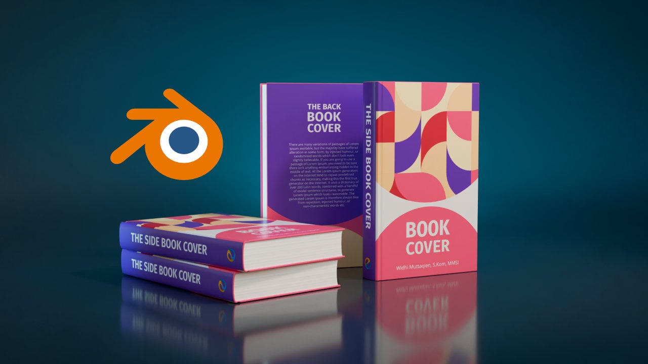 Hardcover Book Mockup with Blender Project Files - Payhip