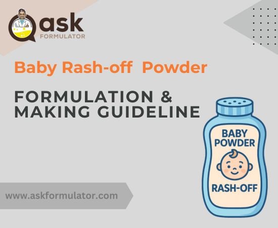 Baby Rash-off Powder Formulation