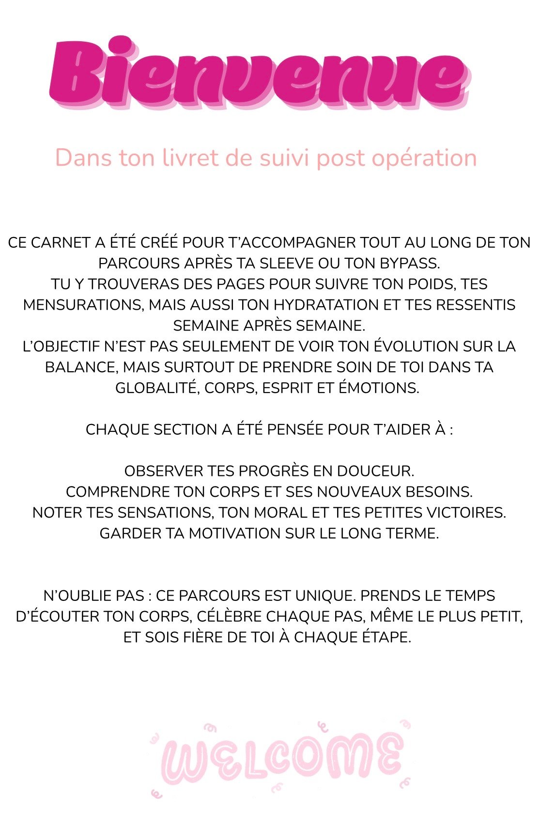 Ton journal de bord post-opératoire - Payhip