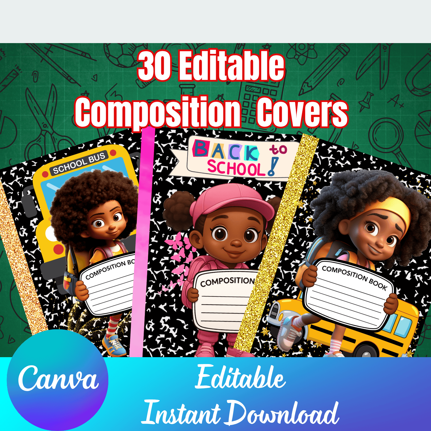30 Composition Notebook Covers - Payhip