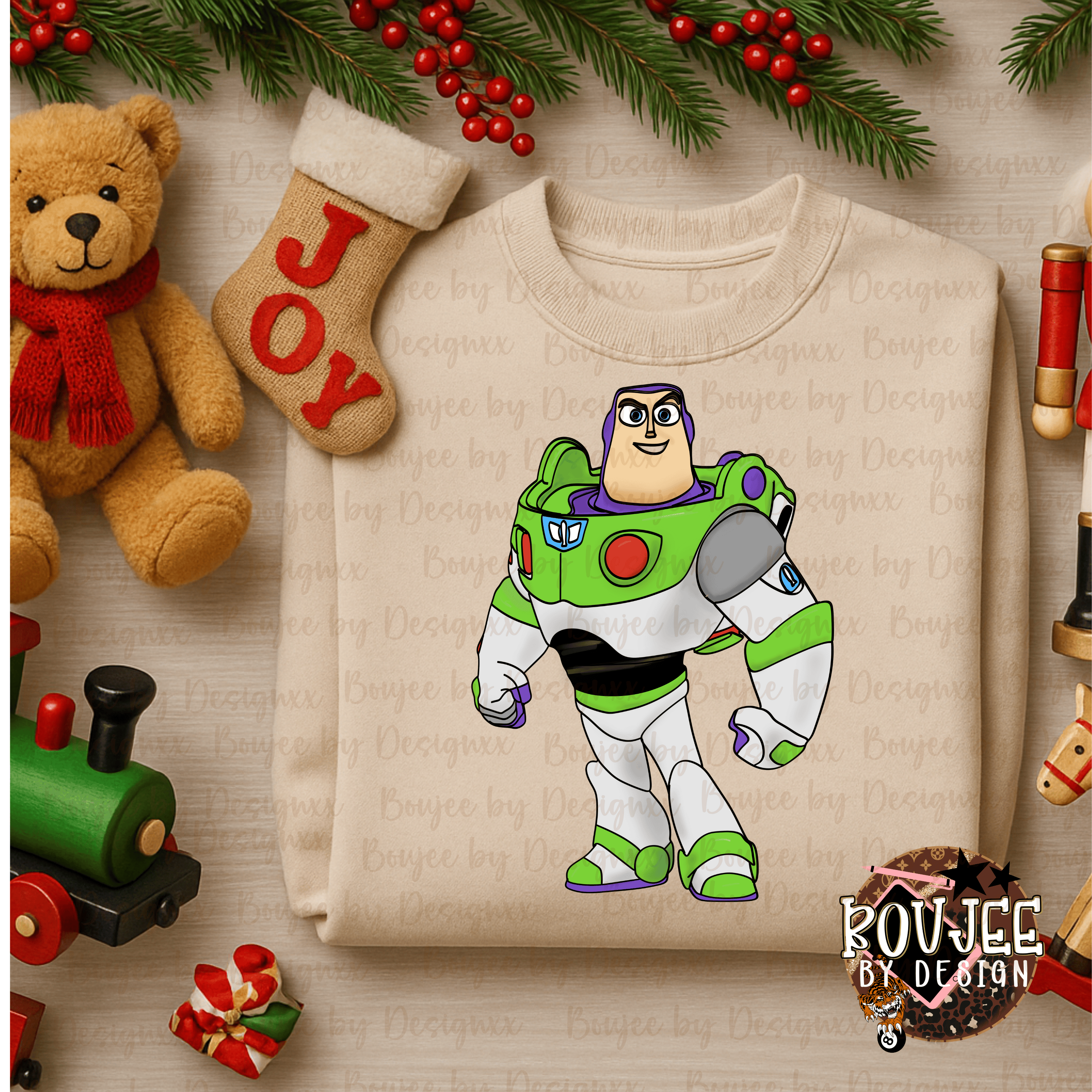 Cute Space Ranger Christmas Character – Hand Drawn PNG – Kids Holiday ...