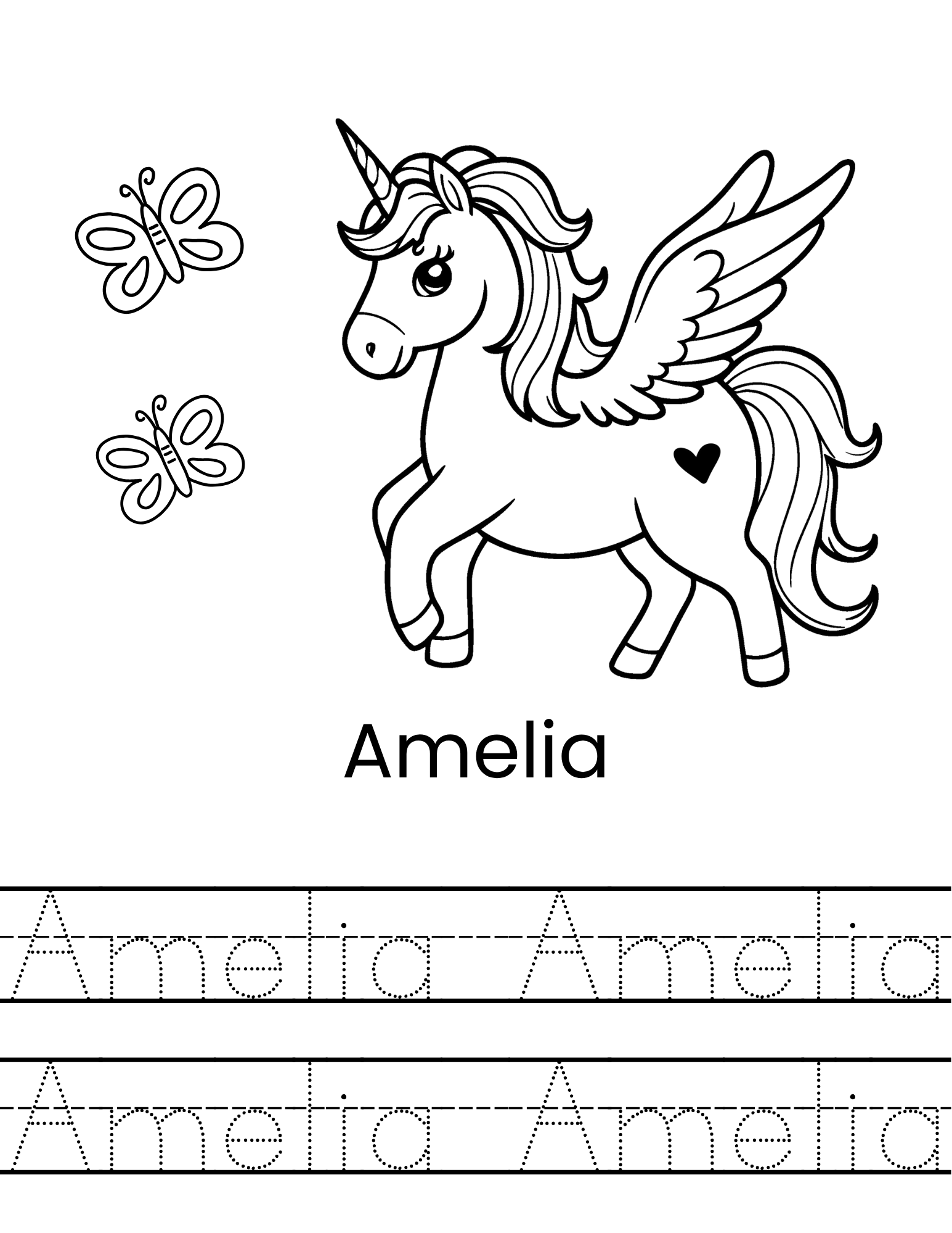 Amelia-Name-Tracing-Worksheet.pdf - Payhip