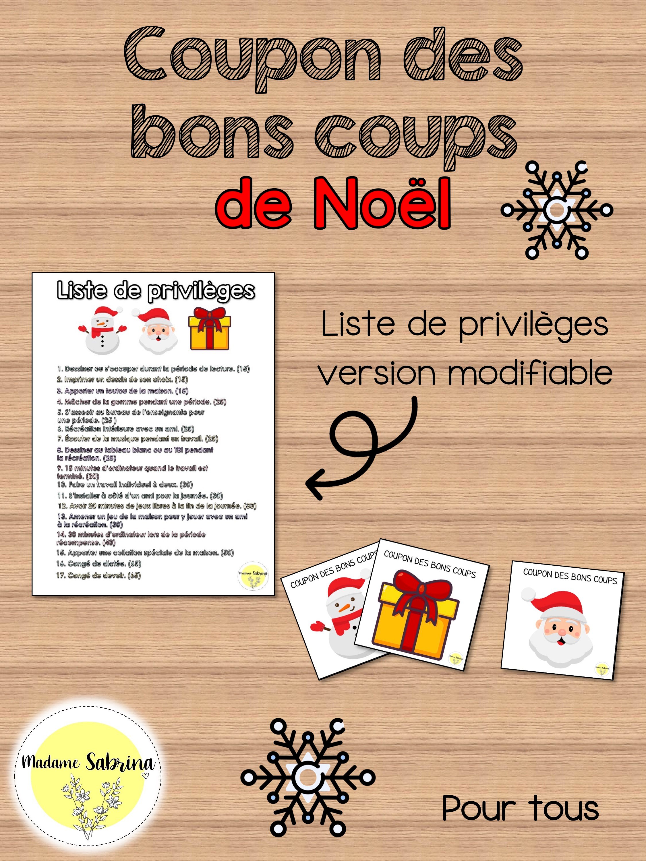 Coupon des bons coups de Noël - Payhip
