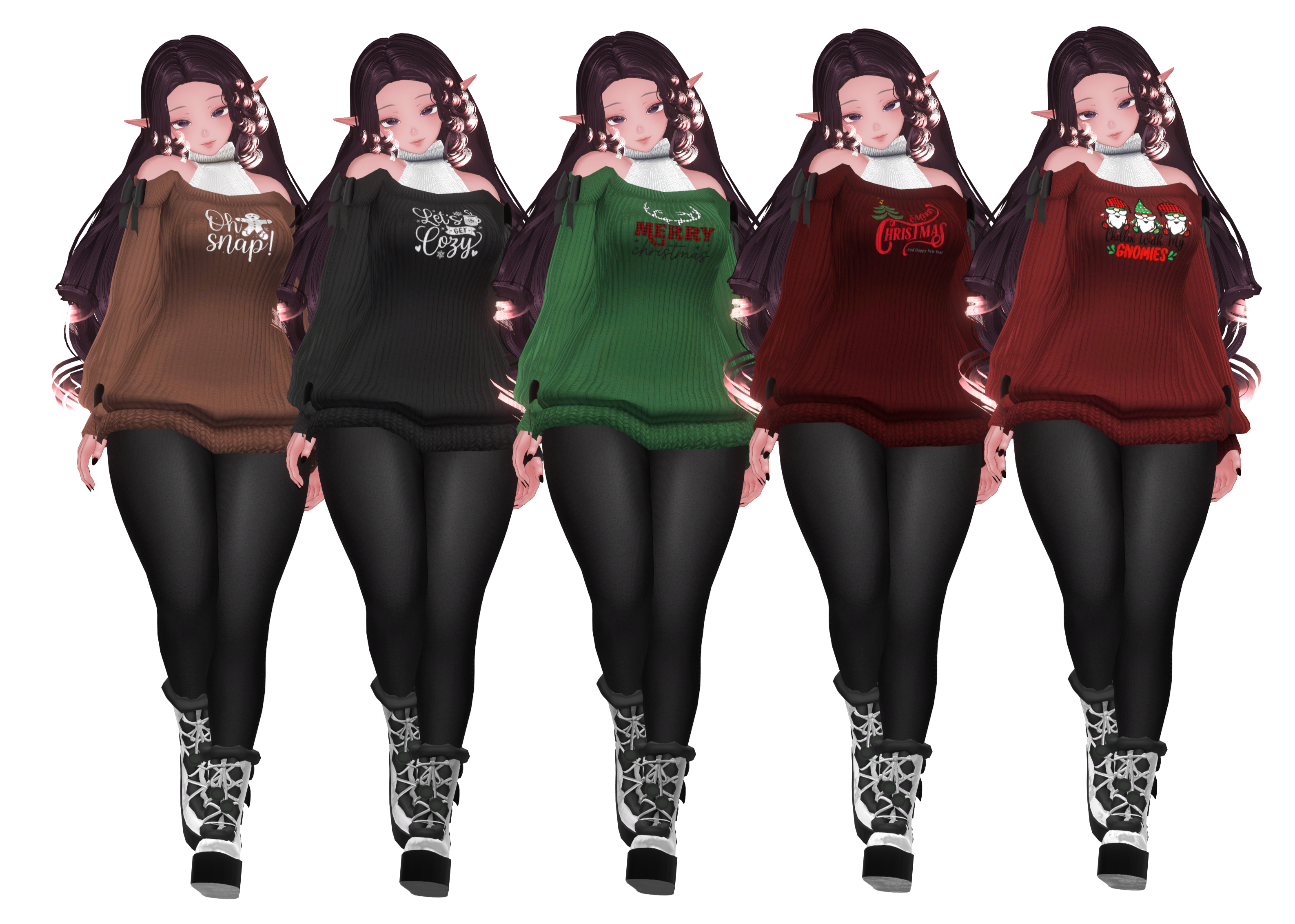 ⋆⁺₊ ☕ Comfy Cozy ☕ ⁺₊⋆ Outfit Set ☕ ⁺₊⋆ Winter Sweater Outfit, VRBase ...