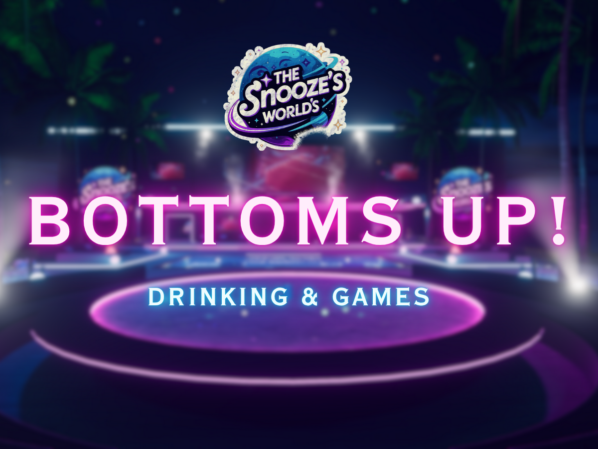 'Bottoms Up: Drinking & Games' VRCHAT WORLD (PC & QUEST) - Payhip