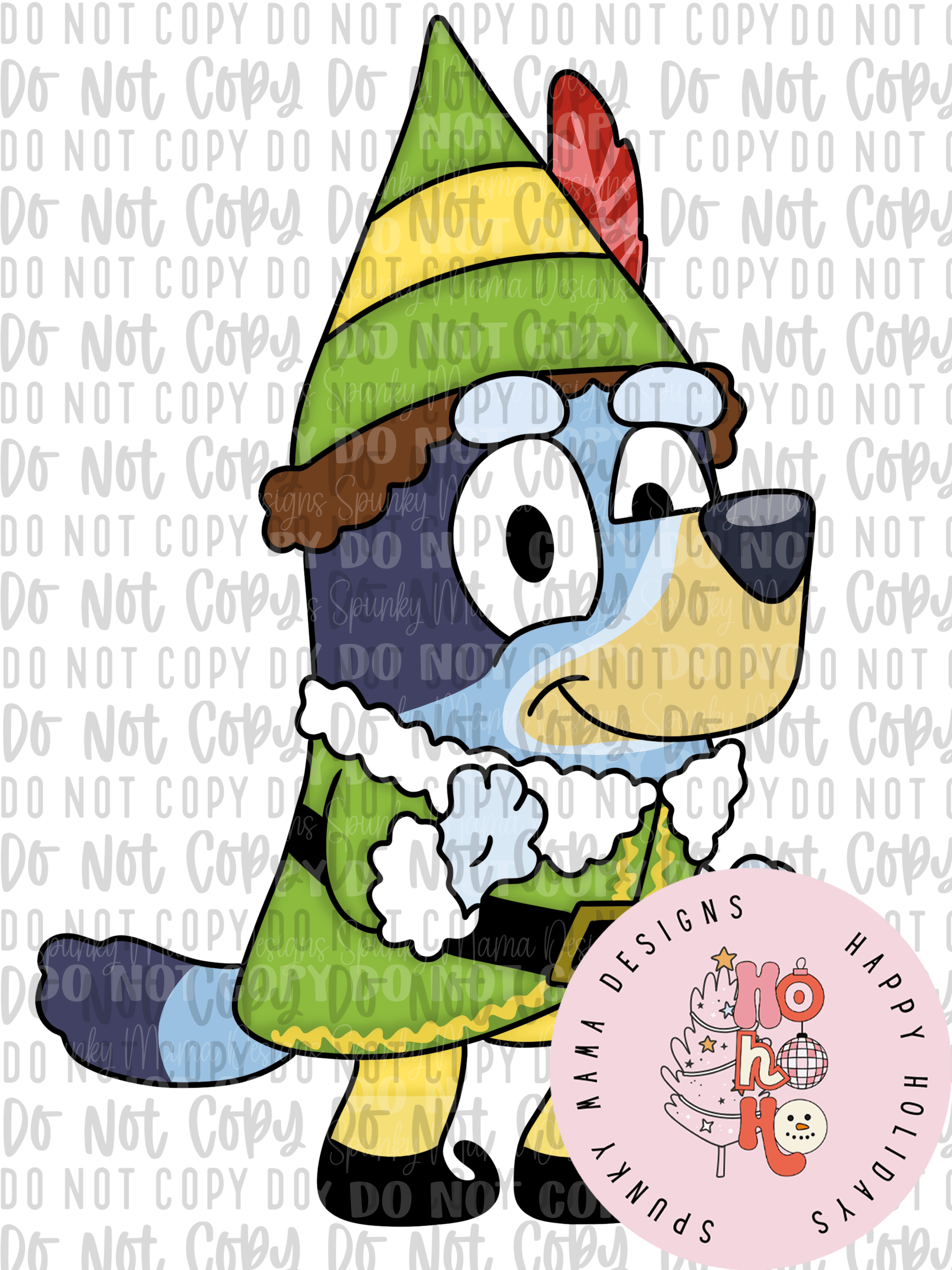 Bluey Buddy the Elf Digital PNG Clipart - Payhip