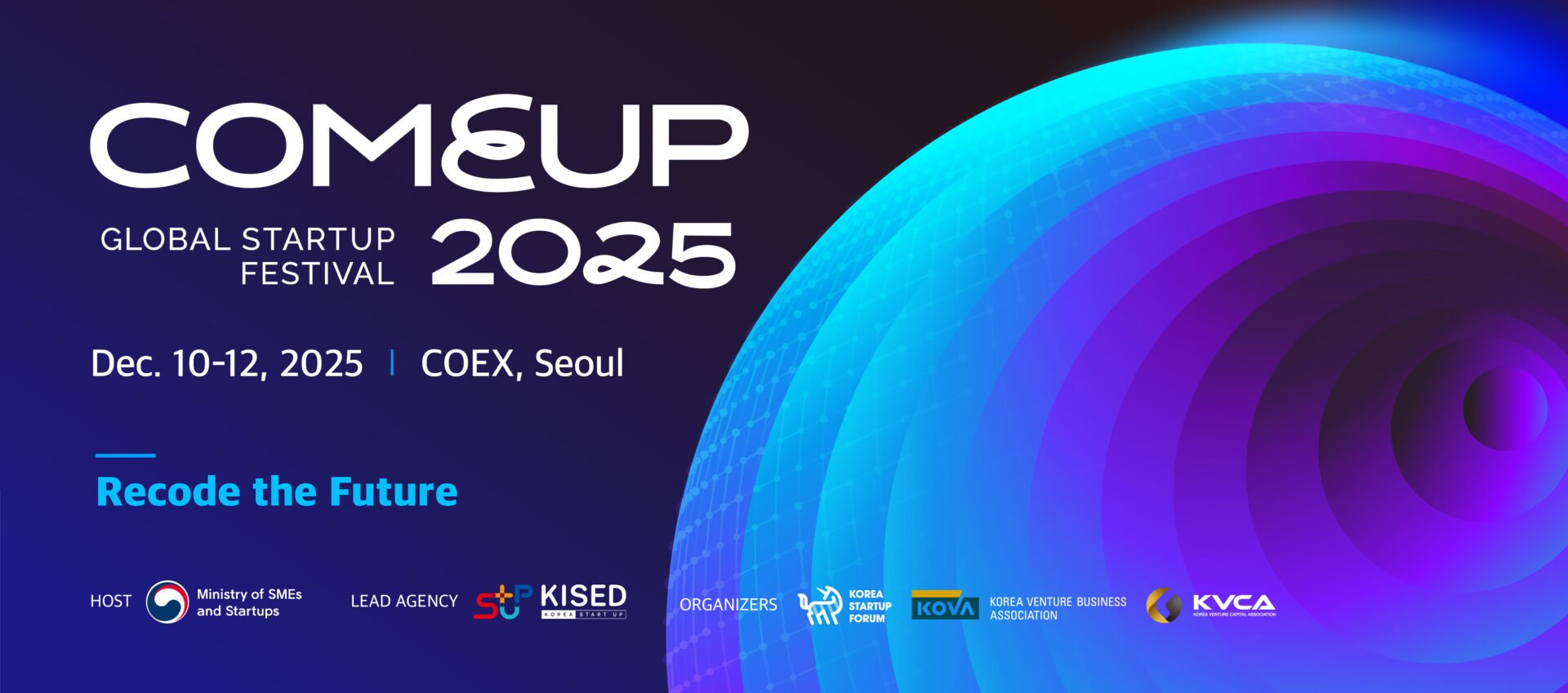 COMEUP 2025: South Korea’s Largest Global Startup Festival Returns This ...