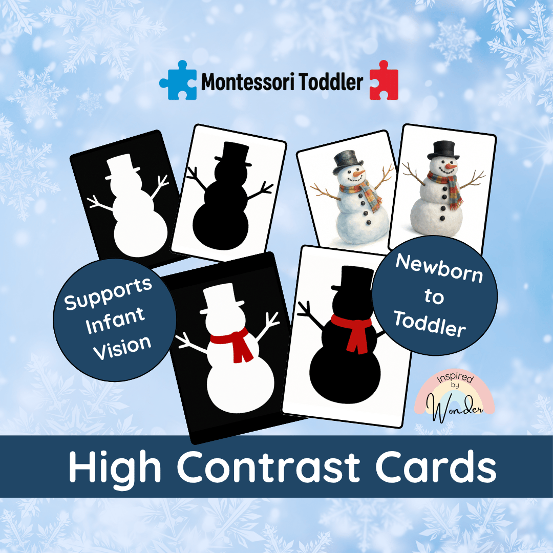 Winter Infant Vision Cards - Baby to Toddler Progression