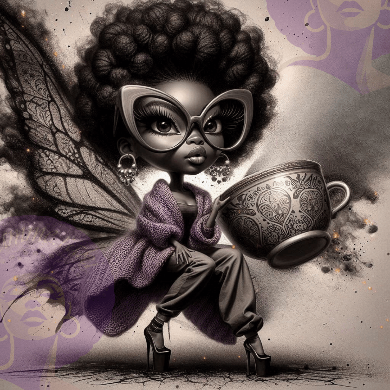Warm Colors Fairies Art Asset Bundle - Payhip