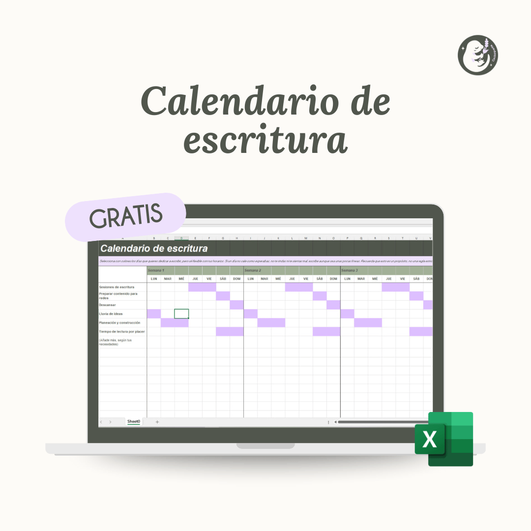 Calendario de escritura (GRATIS) - Payhip