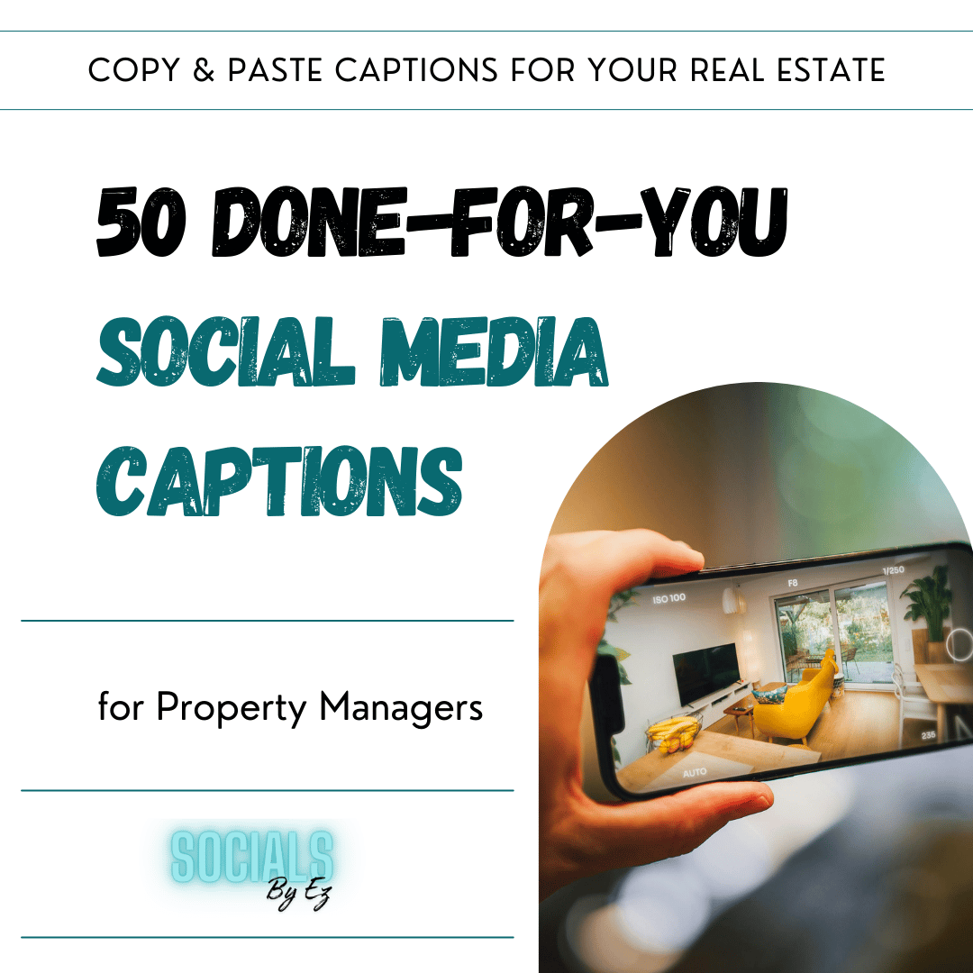 50 Done-for-You Social Media Captions for Property Managers | Real ...