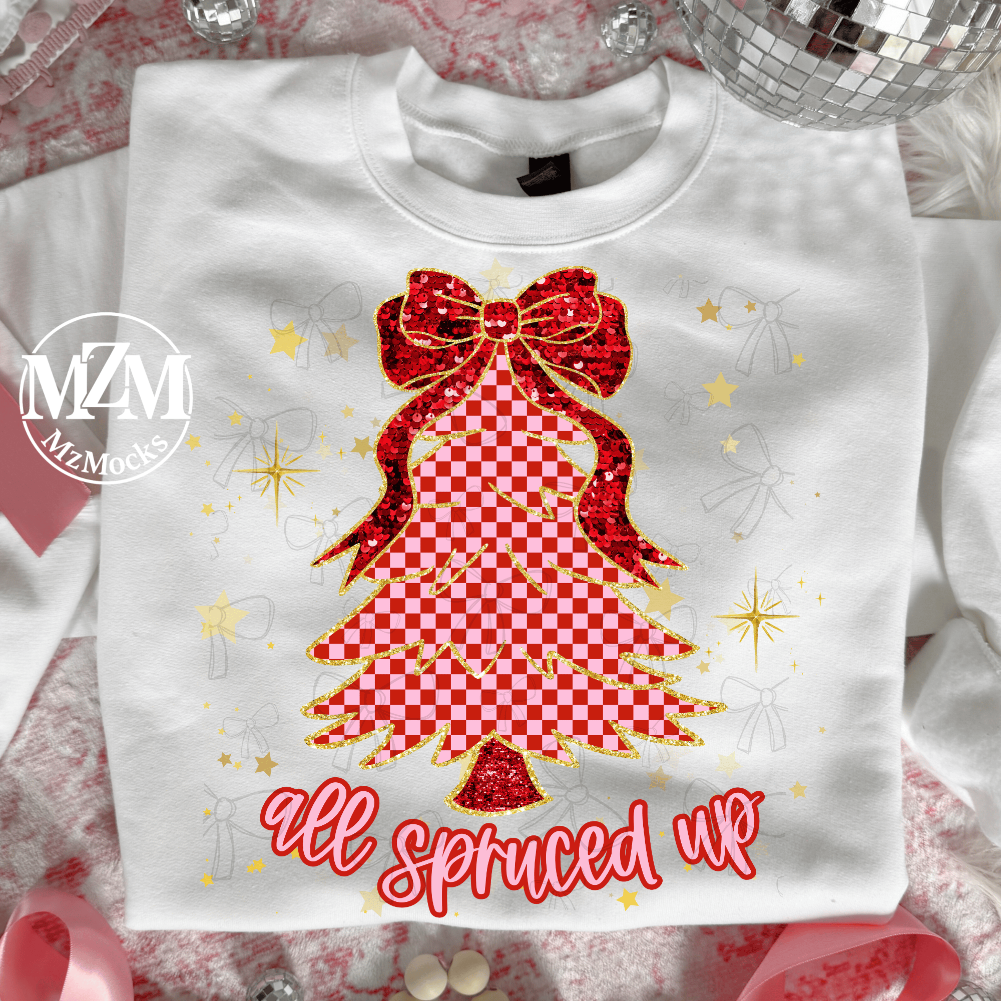 All spruced up red glitter tree - Payhip