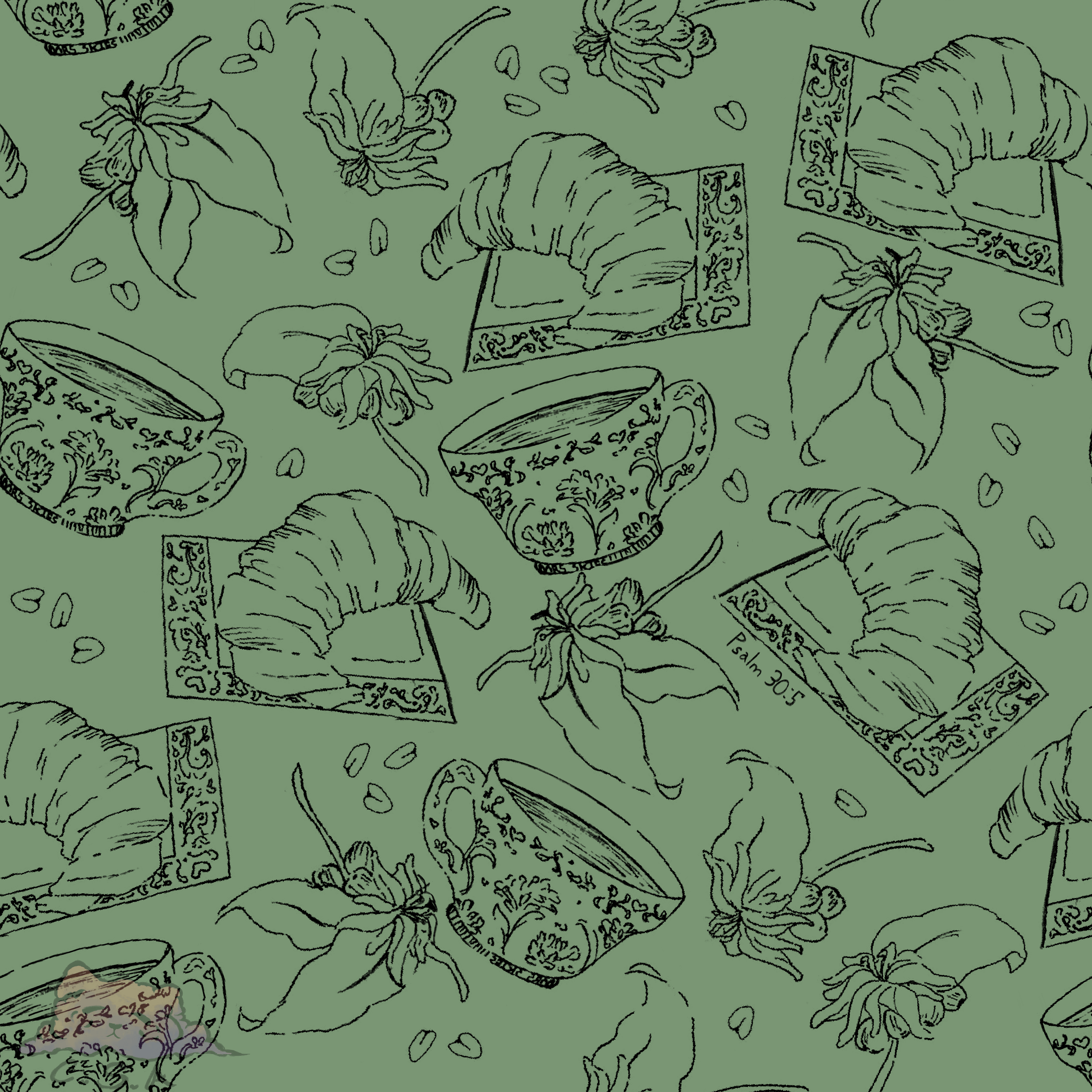 Morning Joy - Christian Seamless Repeat Pattern for Digital and Print ...