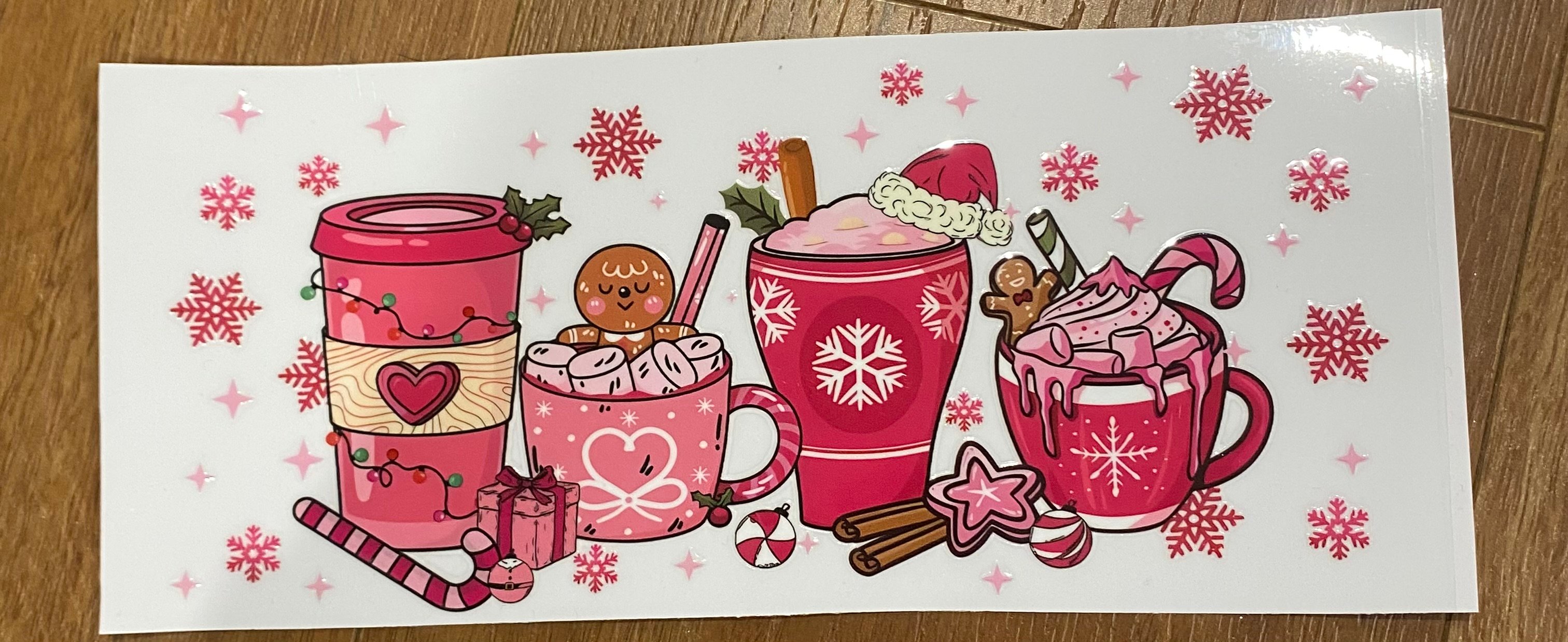 Christmas Hot Chocolate Snowglobe Tumbler Wrap - Payhip