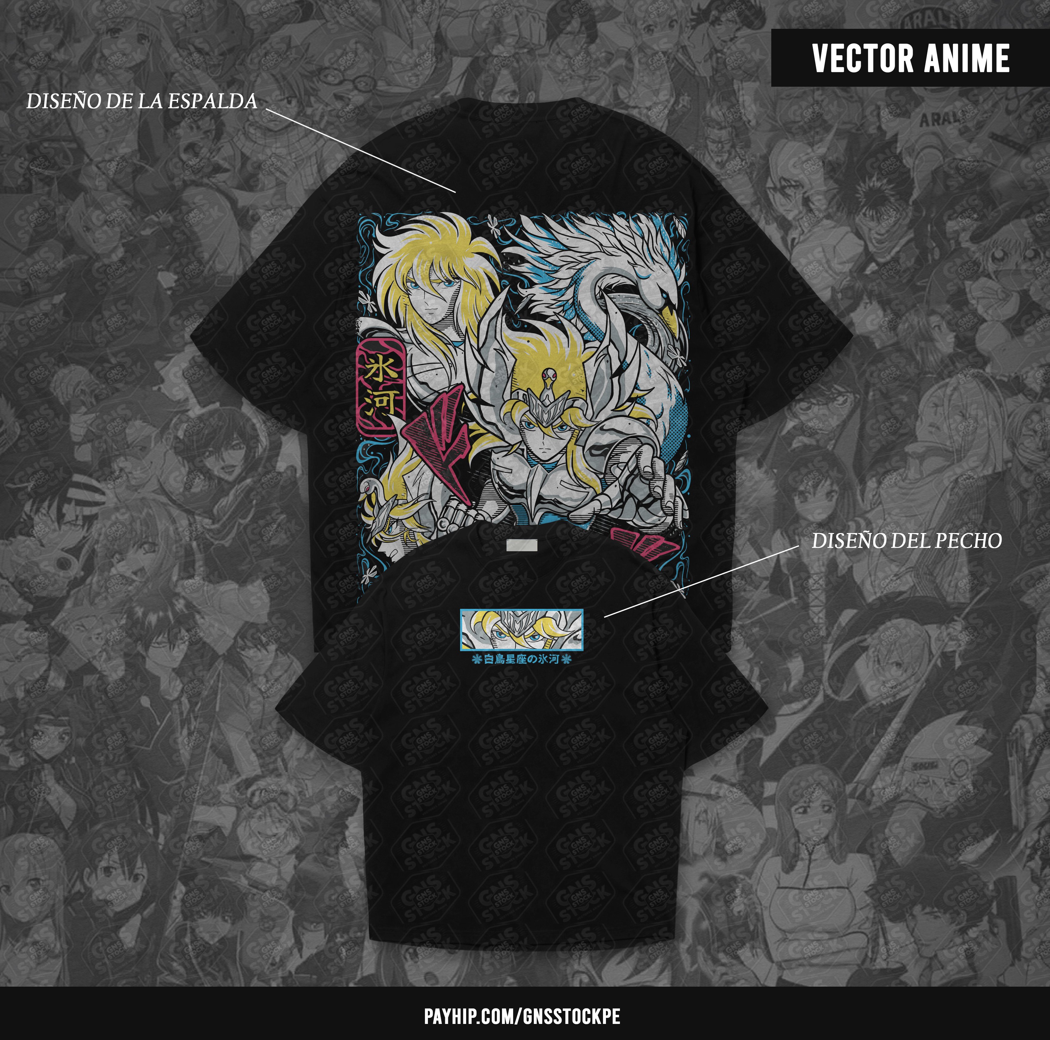 Anime Vector – Hyoga | Saint Seiya | Design for DTF, Sublimation, T ...