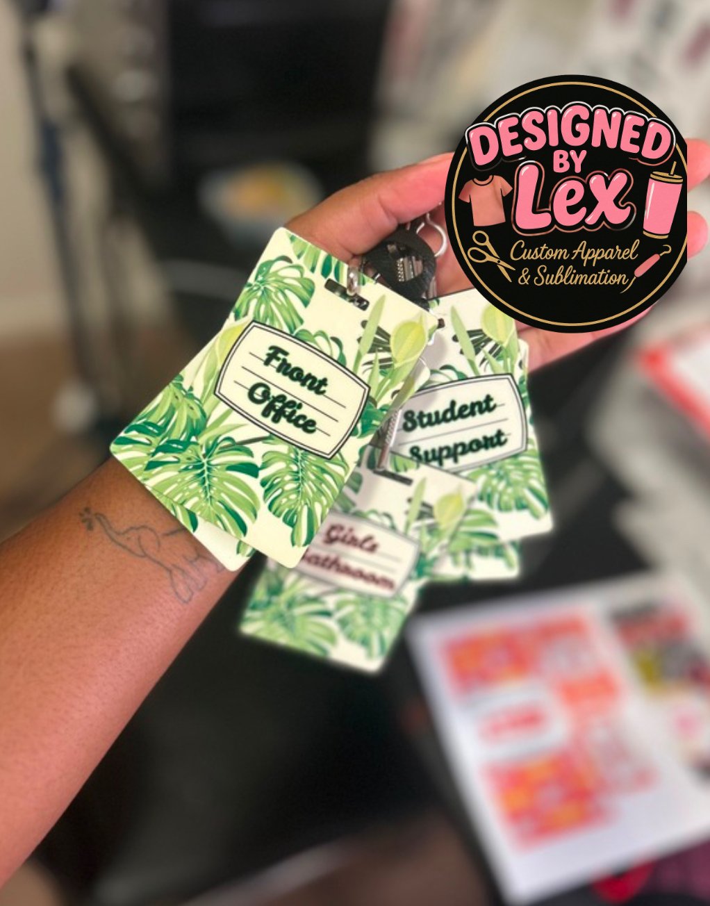Custom Rainforest Themed Hall Passes (Name Added) - Payhip