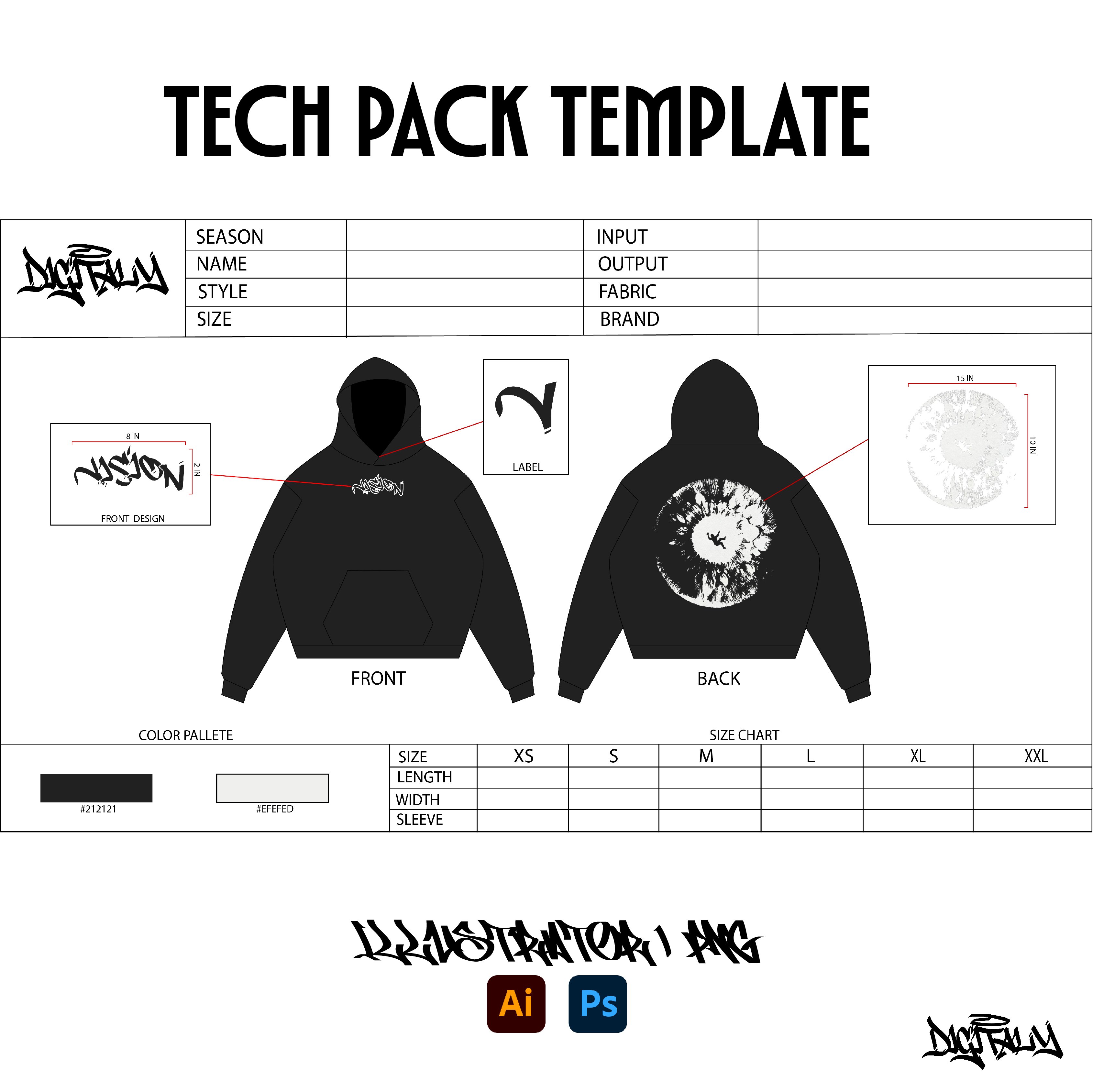 Tech pack template - Payhip