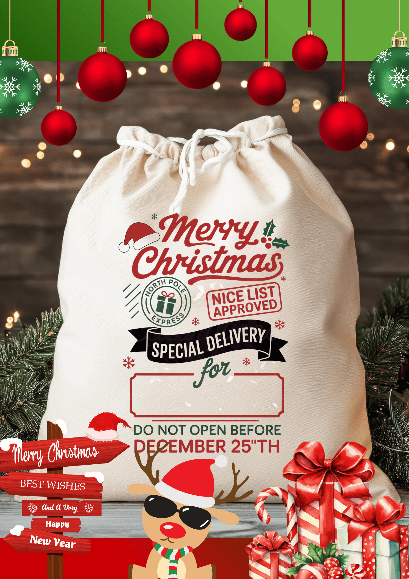 3 Christmas Santa Sack Designs - Payhip
