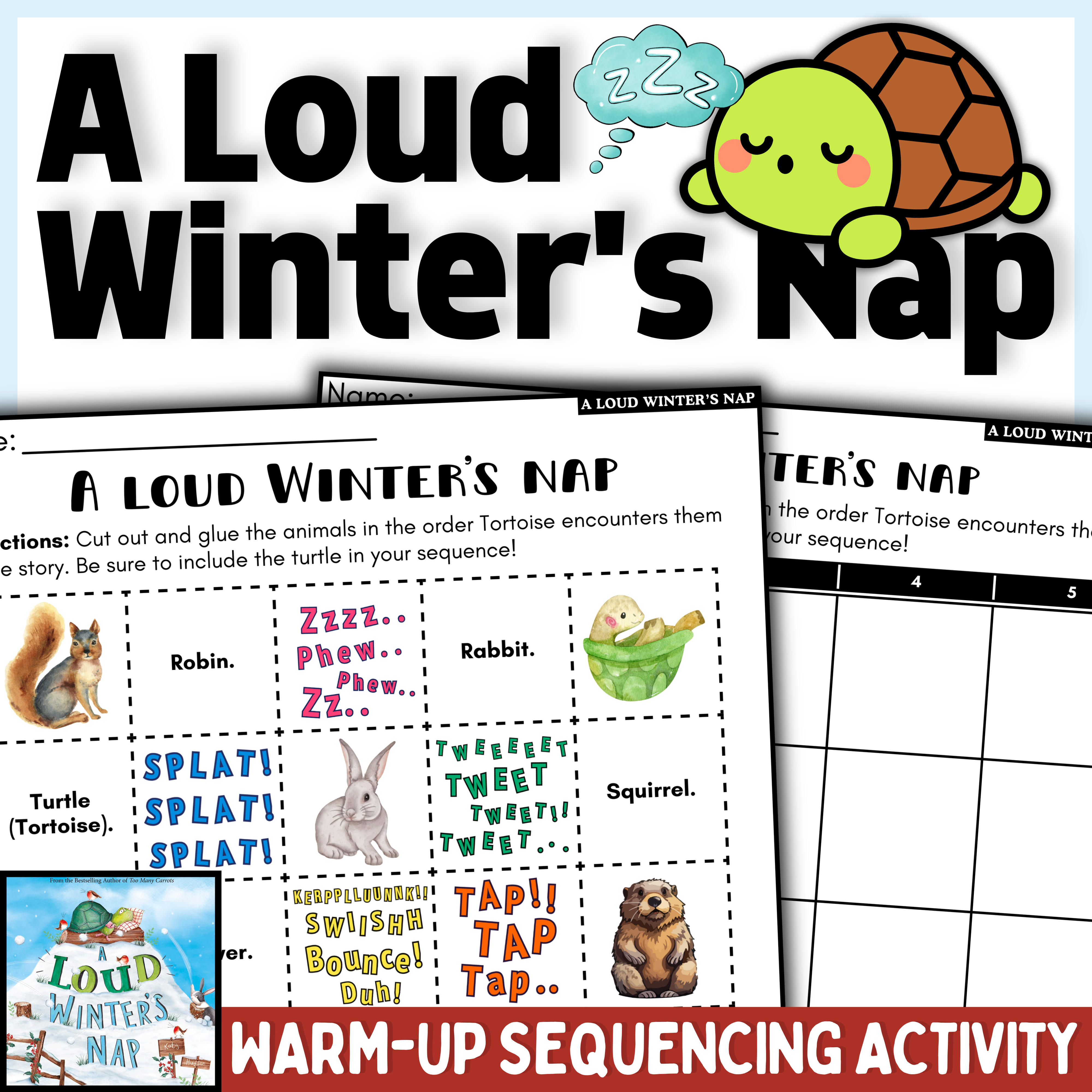 A Loud Winter's Nap Read Aloud Activity: My Favorite Winter Activities ...