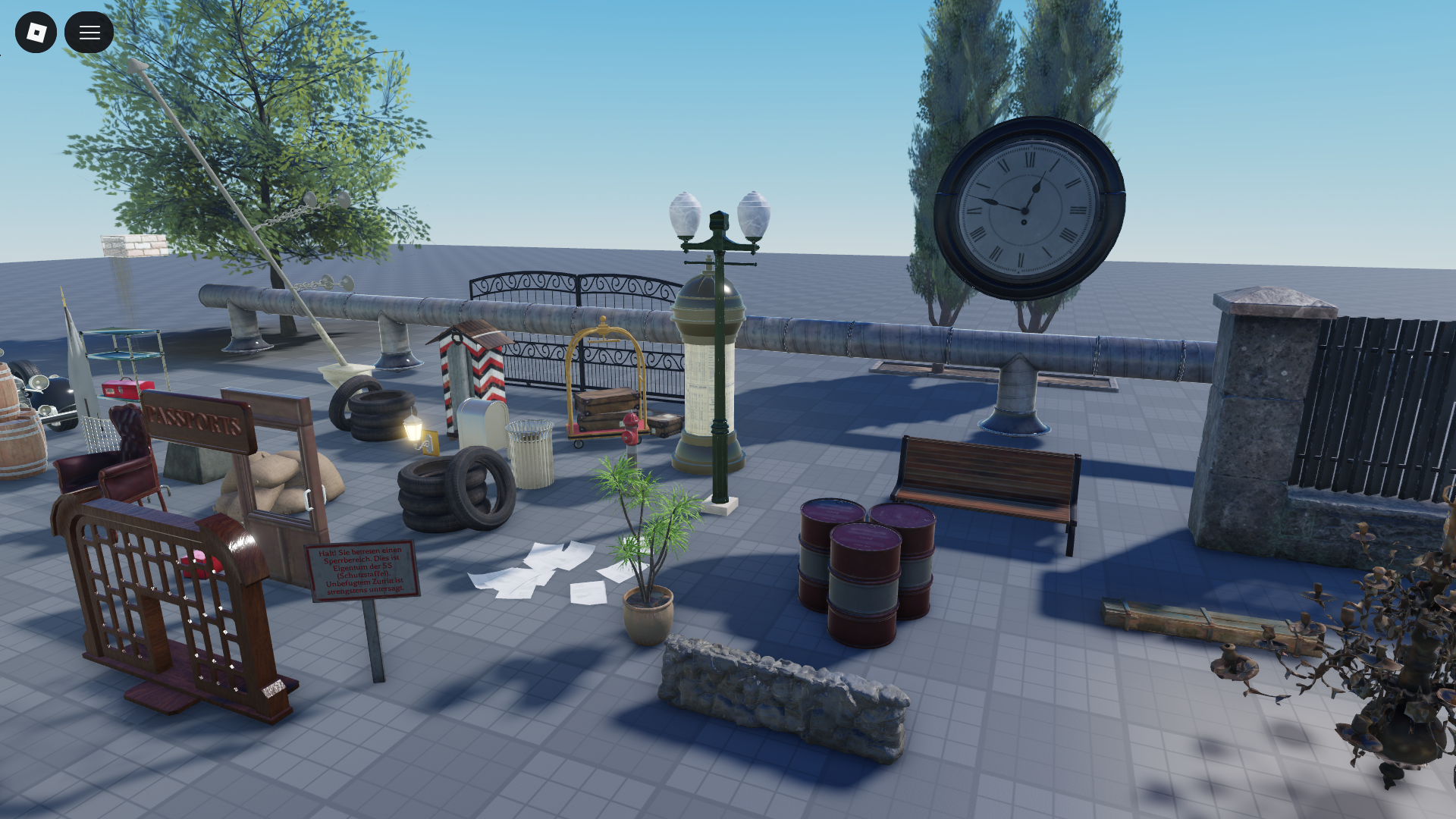 1930 Assets Pack Realistic and Decorative – Roblox Outdoor Street Pack