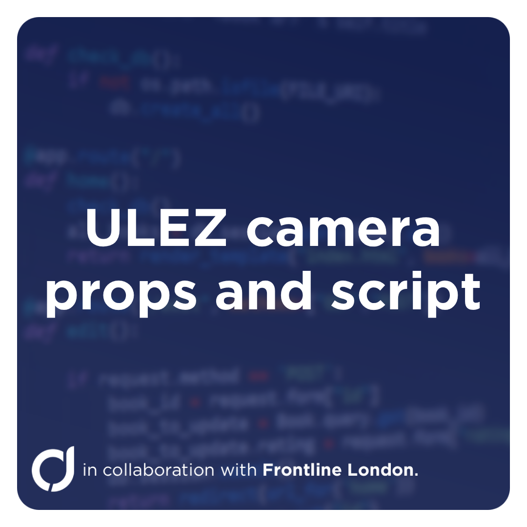 ULEZ camera props and script - Payhip