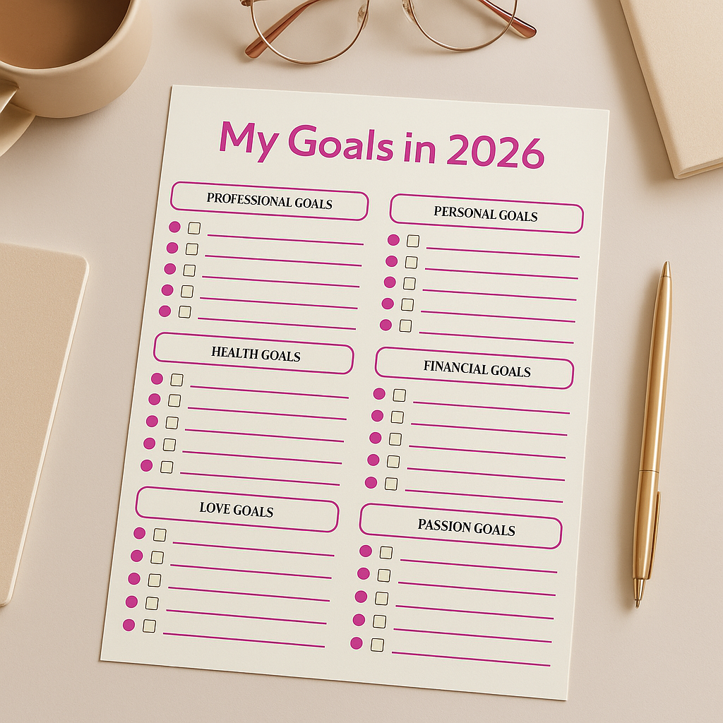 📌 2026 Yearly Goal Planner – Professional, Personal & More - Payhip